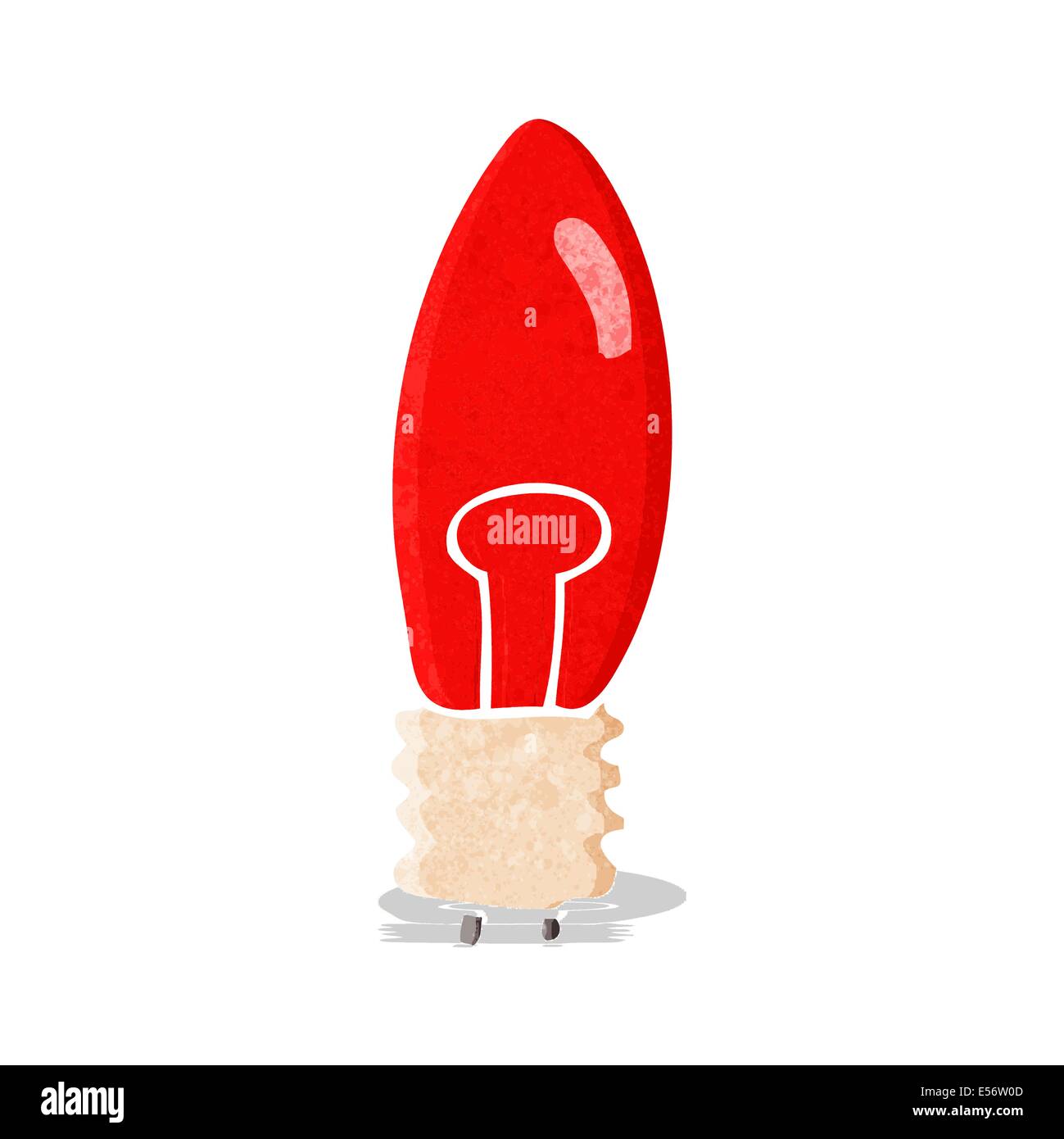 cartoon red light bulb Stock Vector Image & Art - Alamy