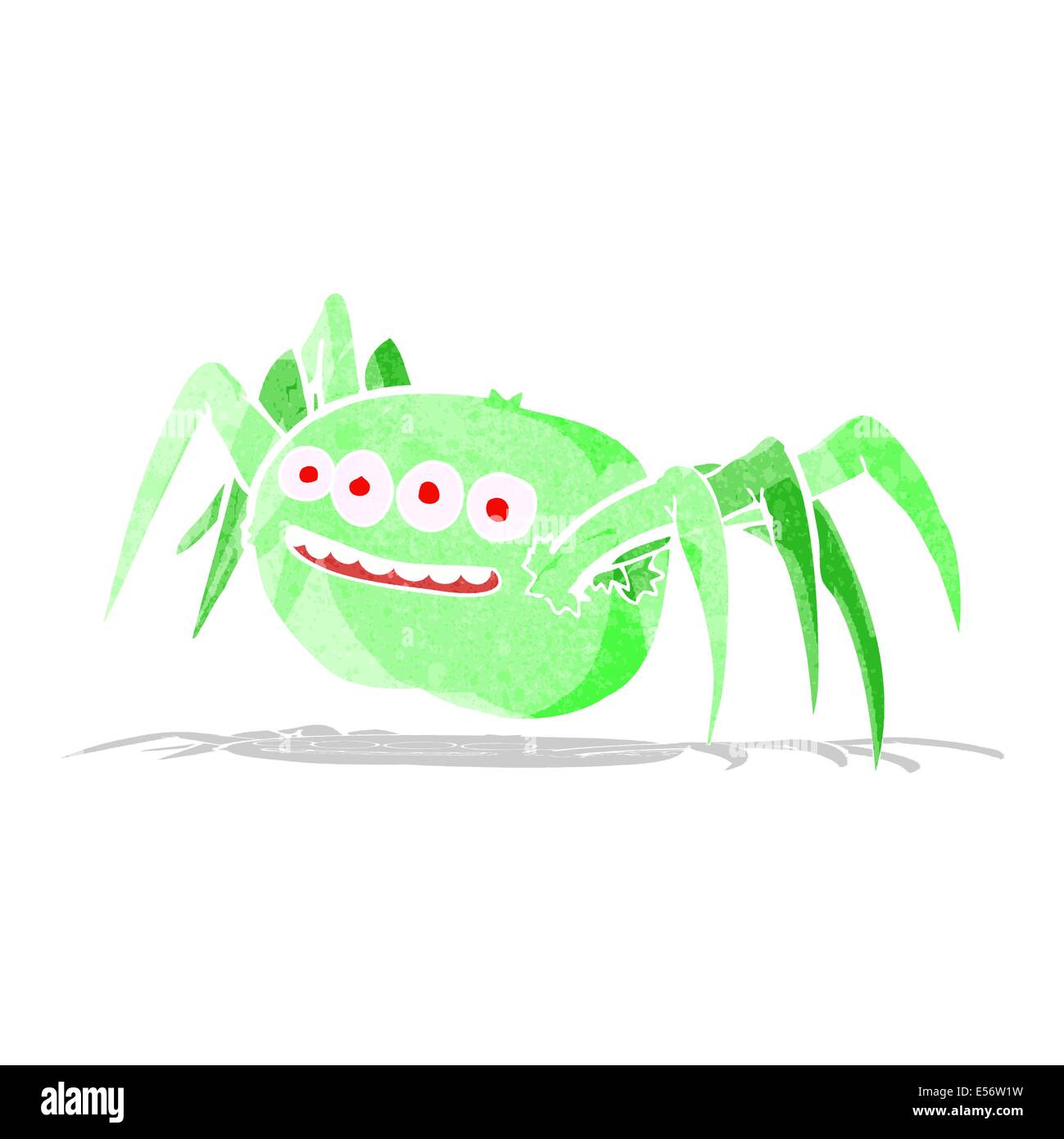 cartoon spooky spider Stock Vector Image & Art - Alamy