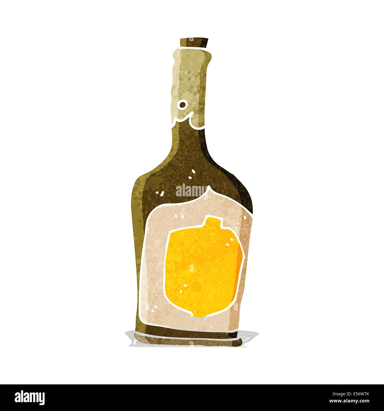 cartoon bottle of rum Stock Vector Image & Art - Alamy