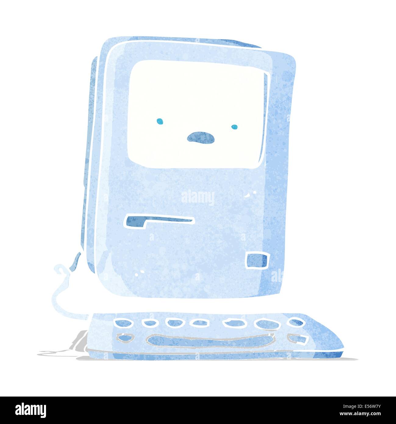 cartoon old computer Stock Vector Image & Art - Alamy
