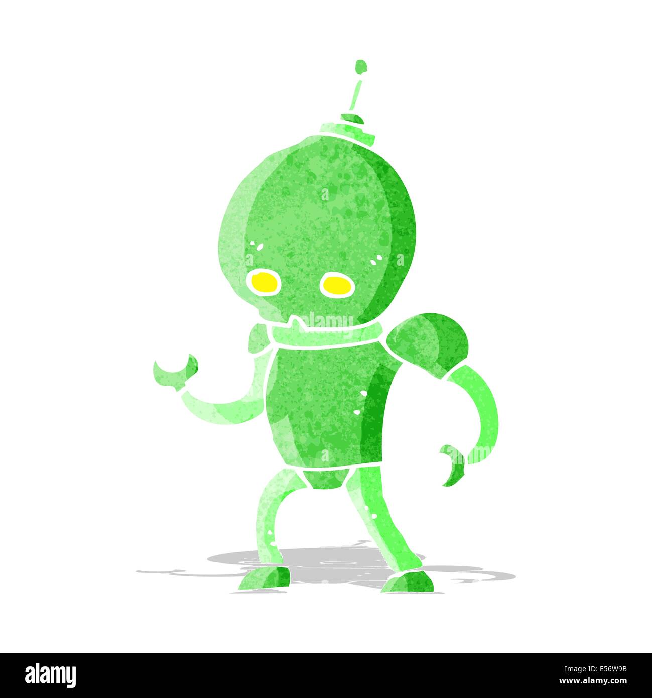 cartoon alien robot Stock Vector Image & Art - Alamy