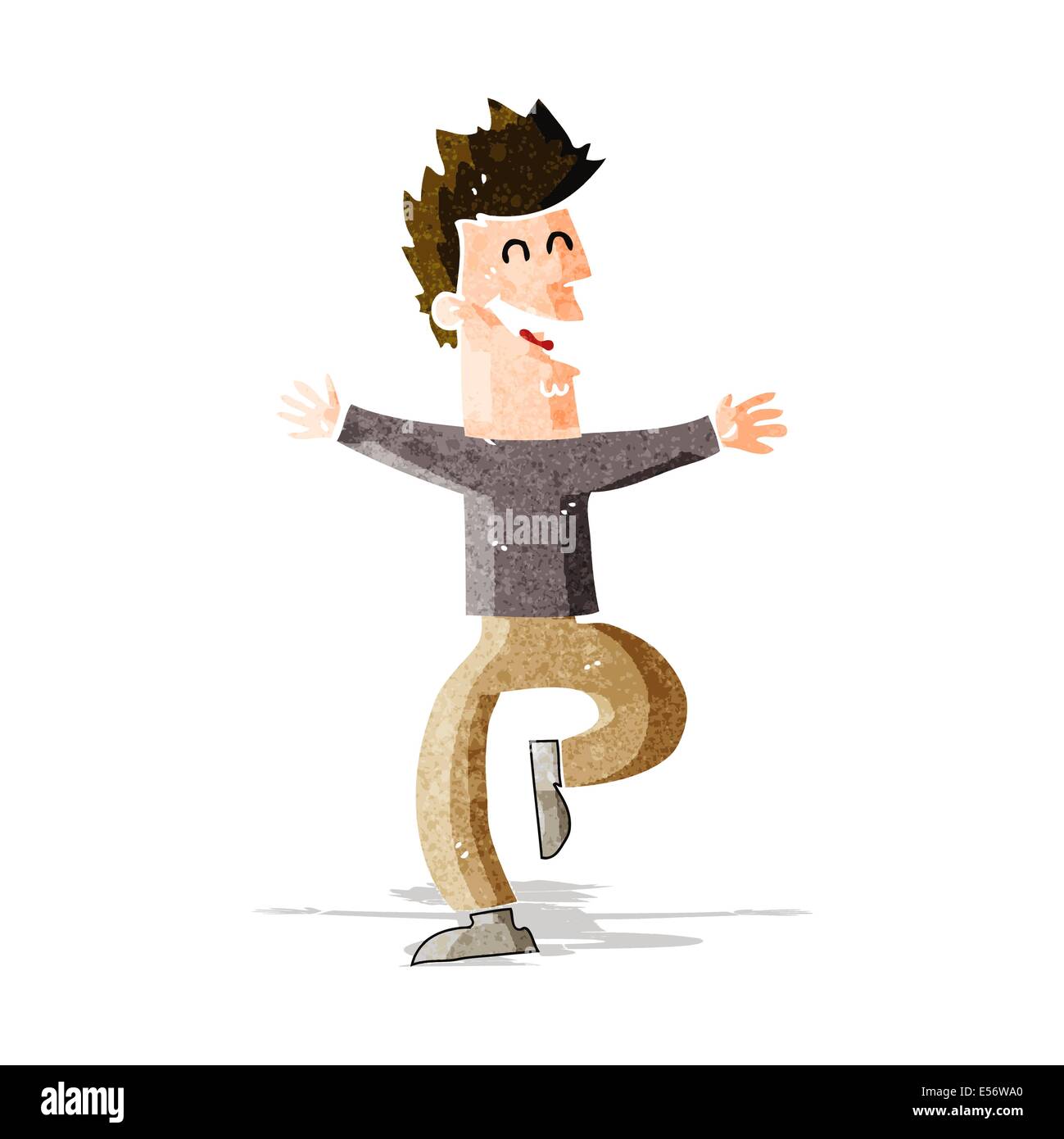 cartoon laughing man Stock Vector Image & Art - Alamy