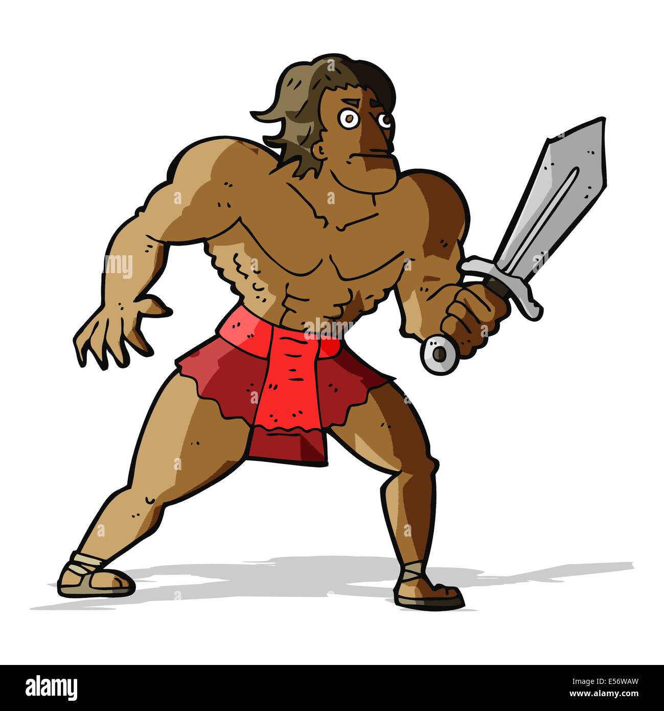 cartoon fantasy hero man Stock Vector Image & Art - Alamy