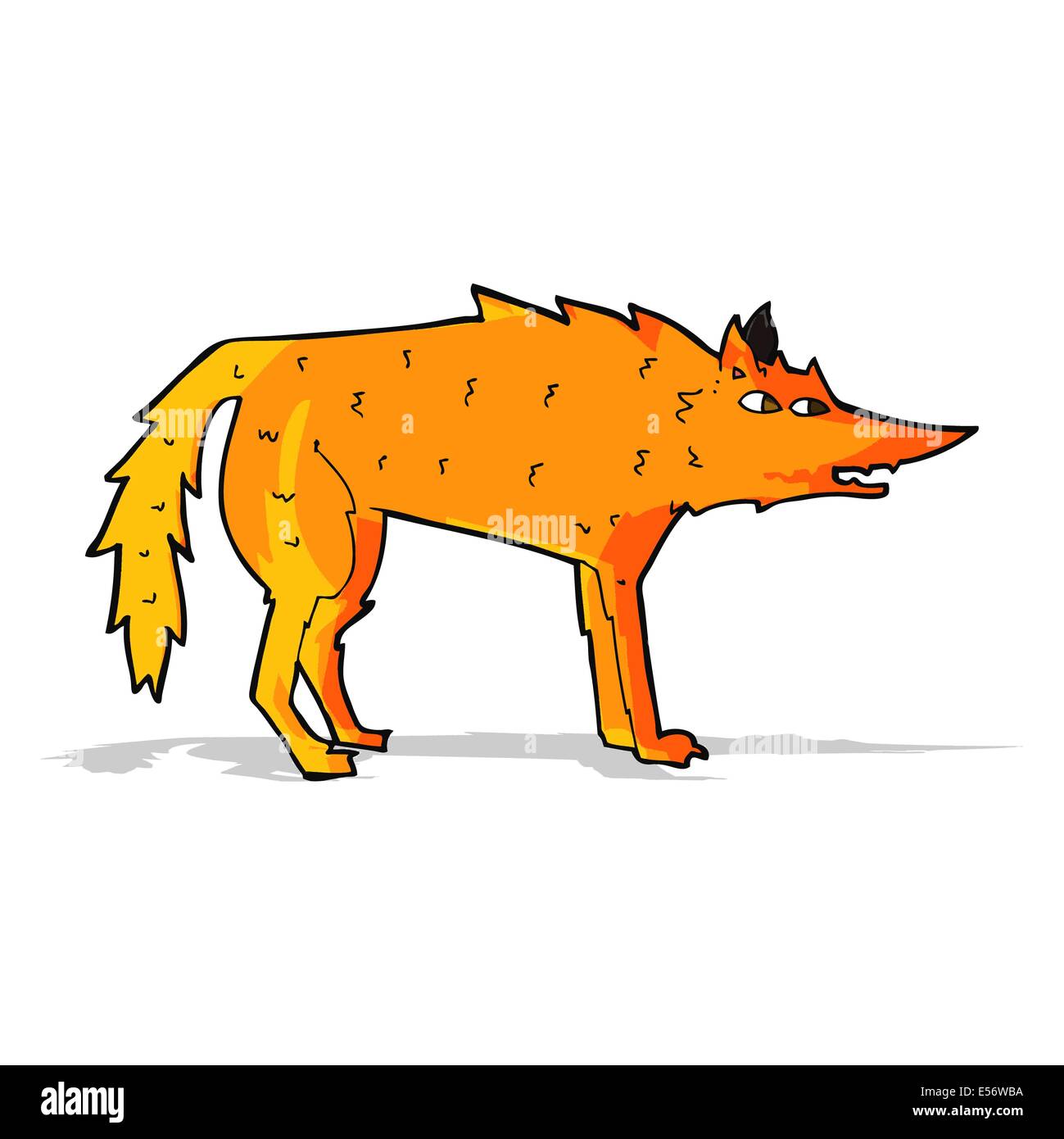 Cartoon hungry fox Stock Vector Images - Alamy