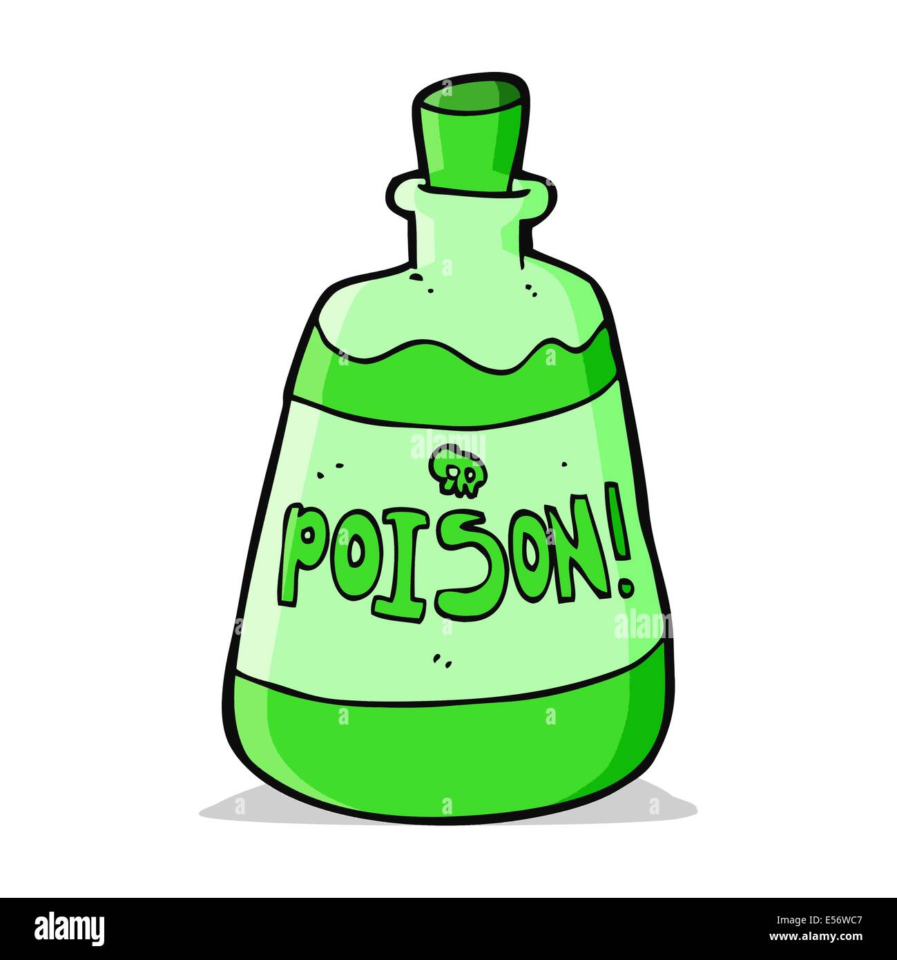 cartoon bottle of poison Stock Vector Image & Art - Alamy