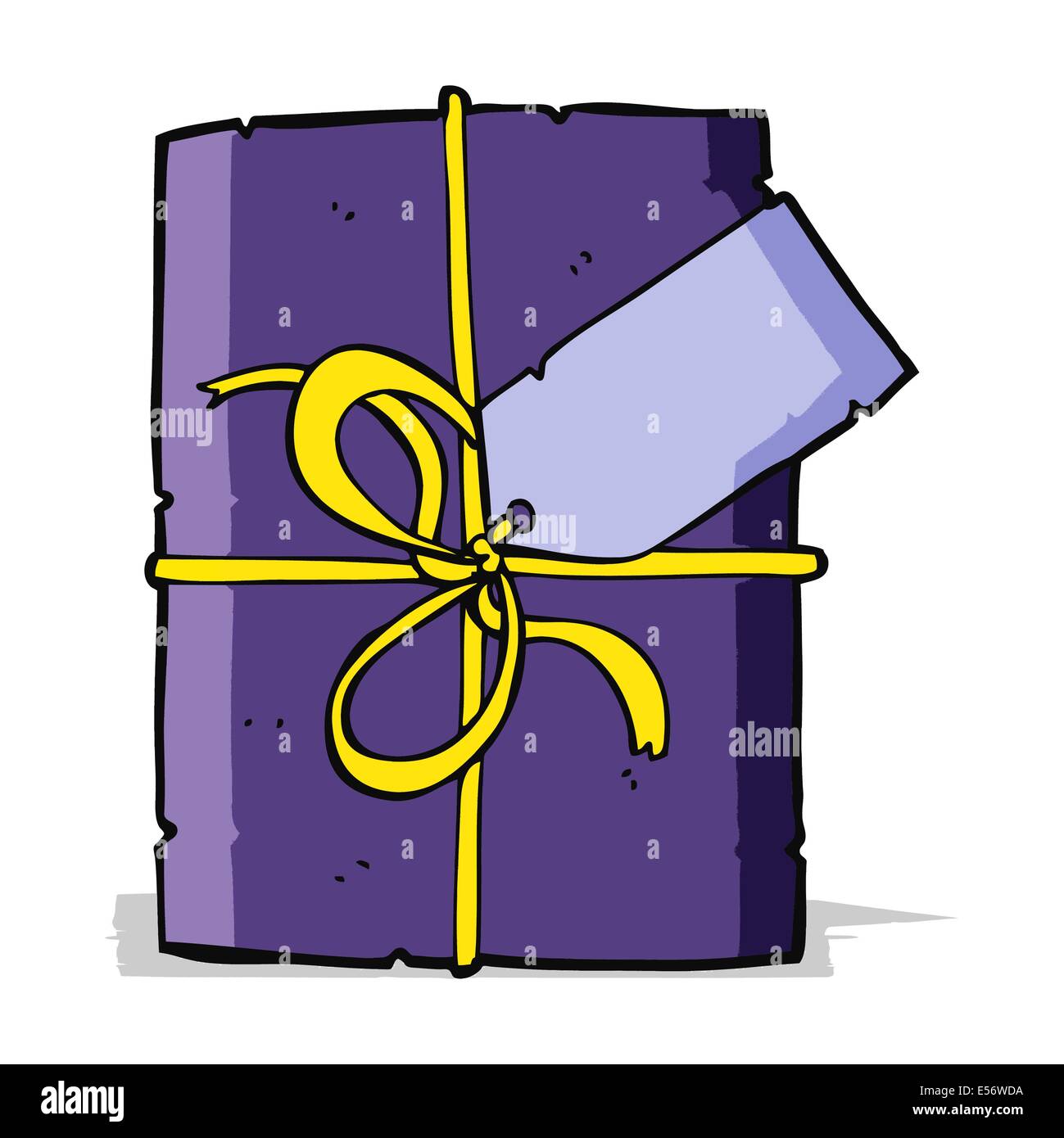 cartoon wrapped present Stock Vector Image & Art - Alamy
