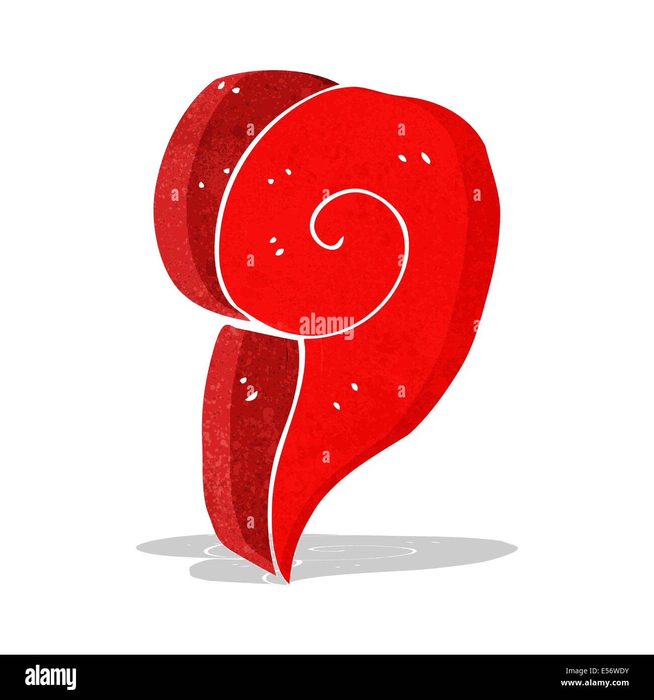 cartoon decorative swirl symbol Stock Vector Image & Art - Alamy