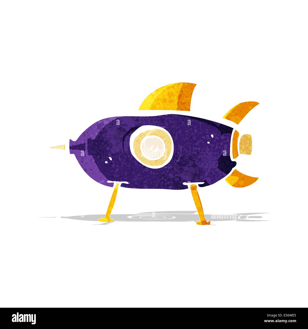 cartoon space rocket Stock Vector Image & Art - Alamy