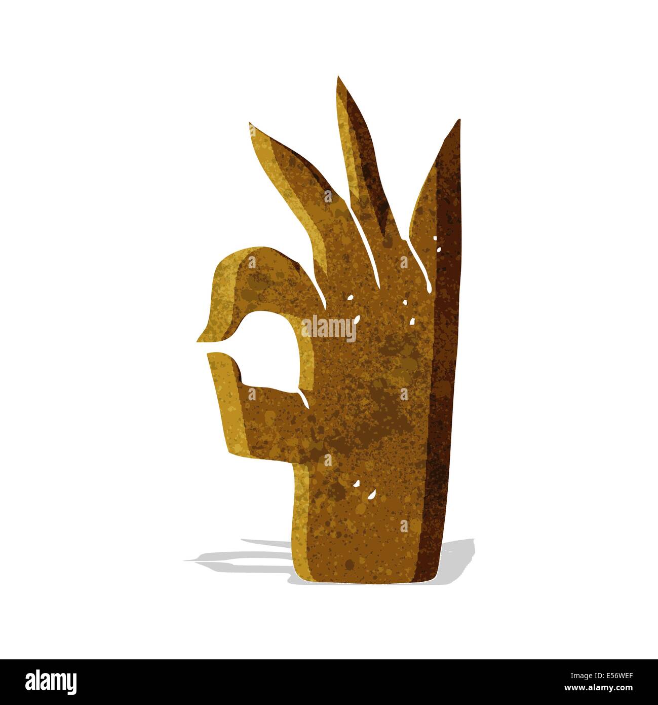 cartoon okay hand gesture Stock Vector Image & Art - Alamy