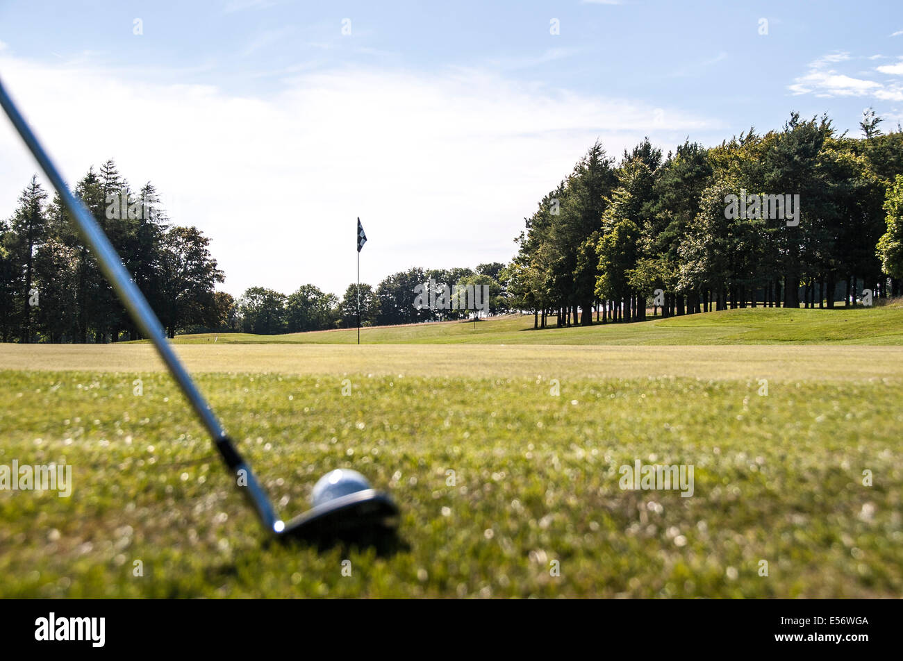 Golfer chipping ball hi-res stock photography and images - Alamy