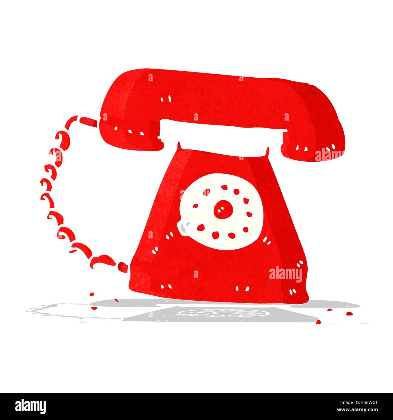 cartoon retro telephone Stock Vector Image & Art - Alamy