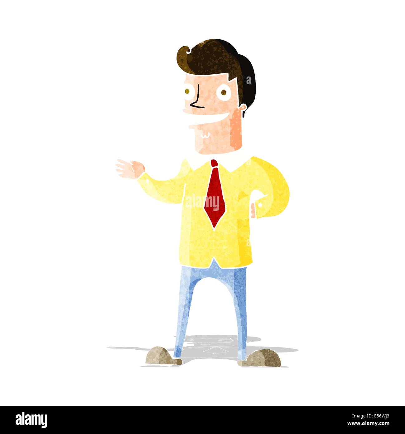 Traditional Salesman Stock Vector Images - Alamy