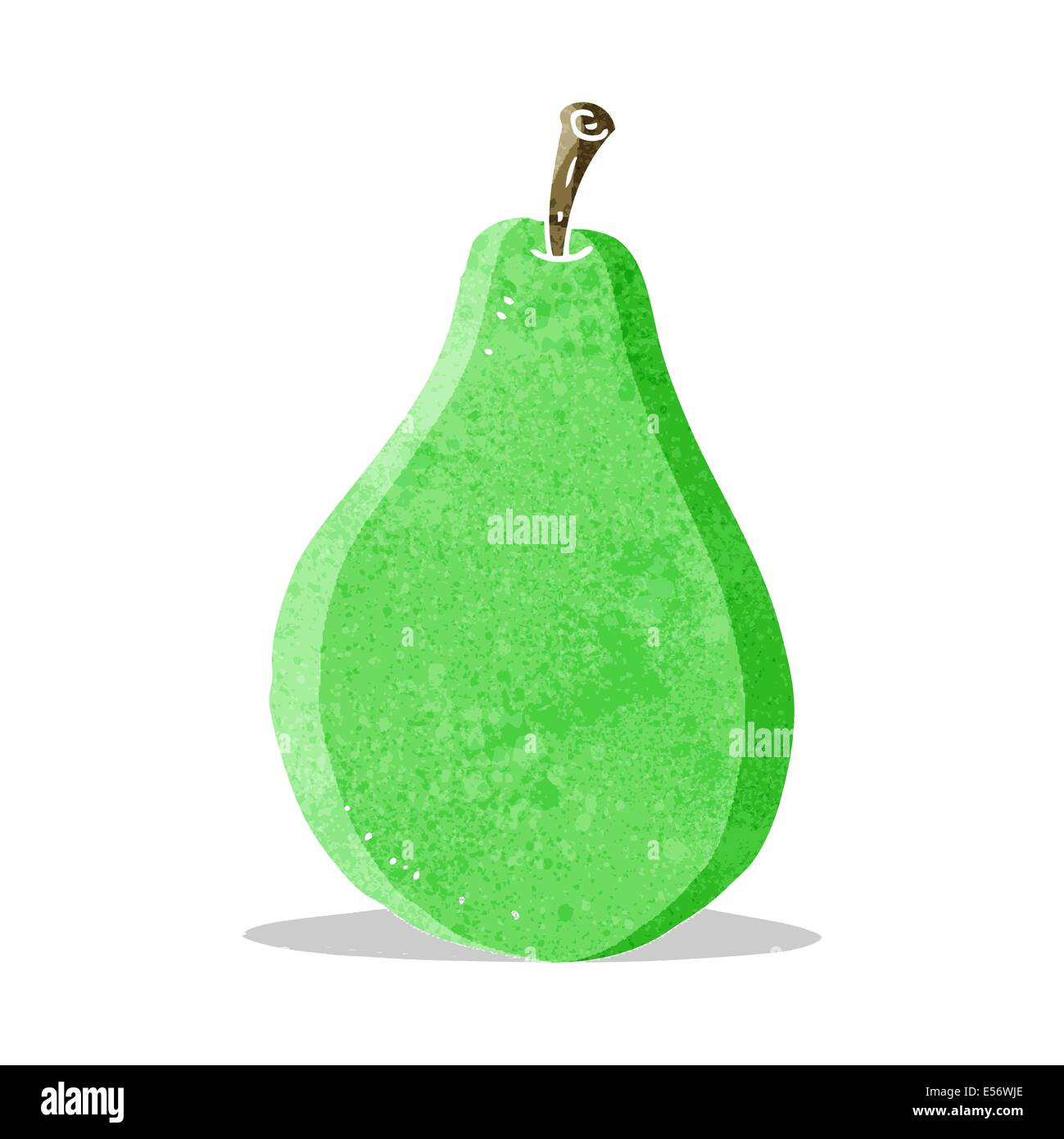 Retro cartoon fruit pear Cut Out Stock Images & Pictures - Alamy