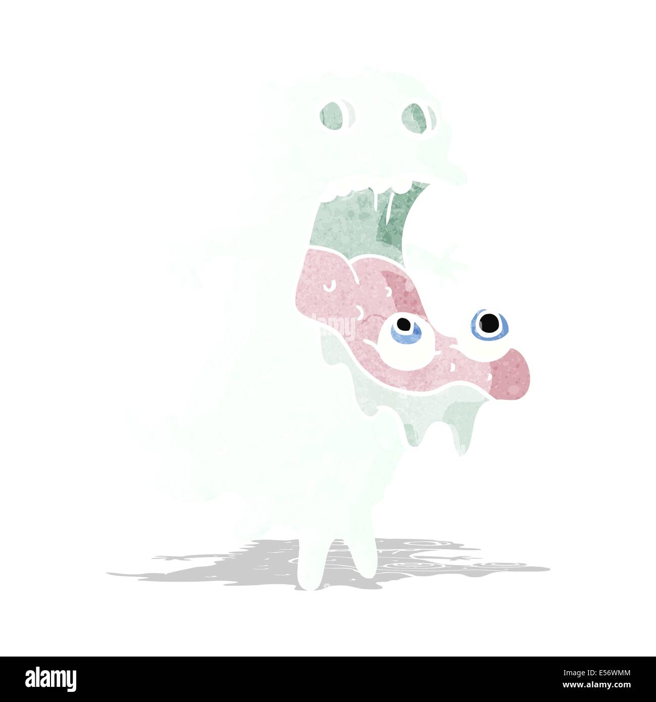 cartoon gross ghost Stock Vector Image & Art - Alamy