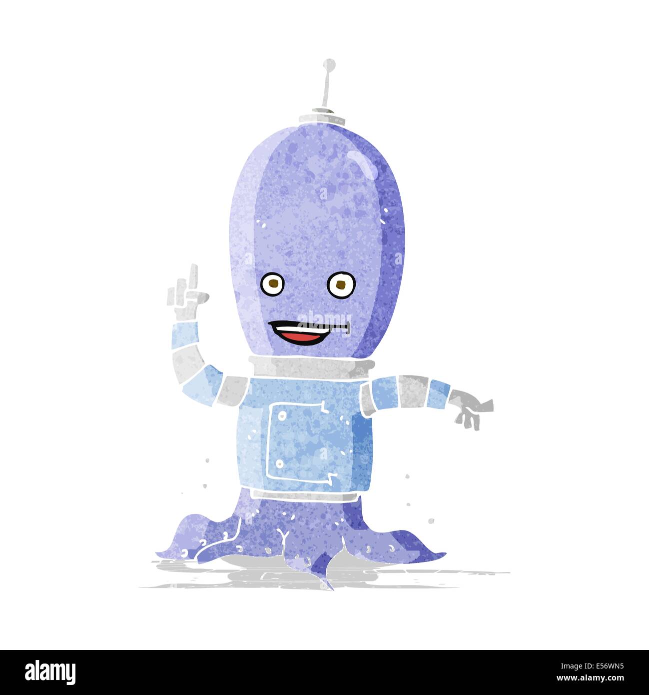 cartoon alien spaceman Stock Vector Image & Art - Alamy