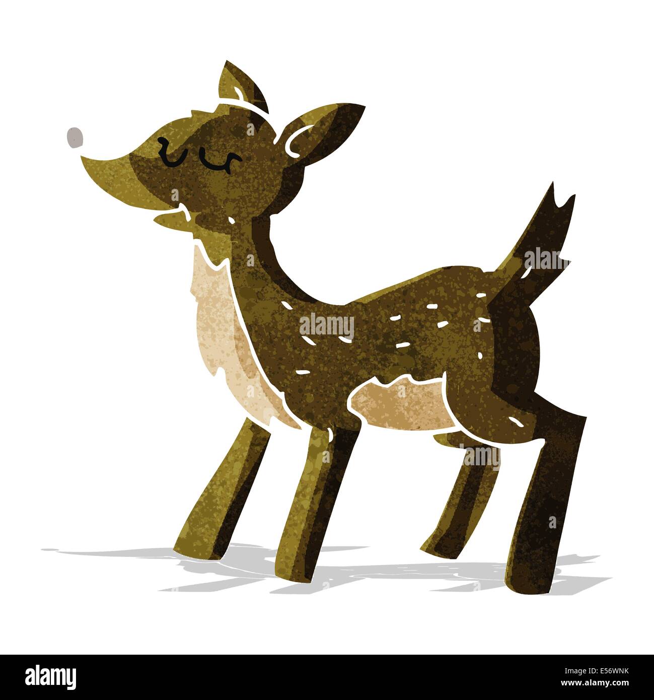 cute cartoon deer Stock Vector Image & Art - Alamy