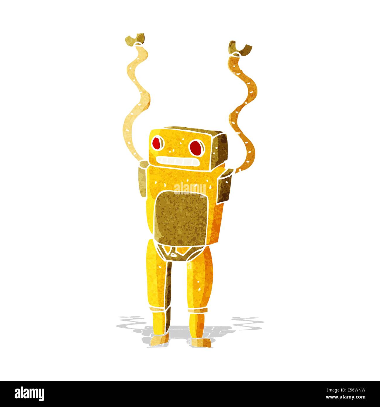 cartoon funny robot Stock Vector Image & Art - Alamy