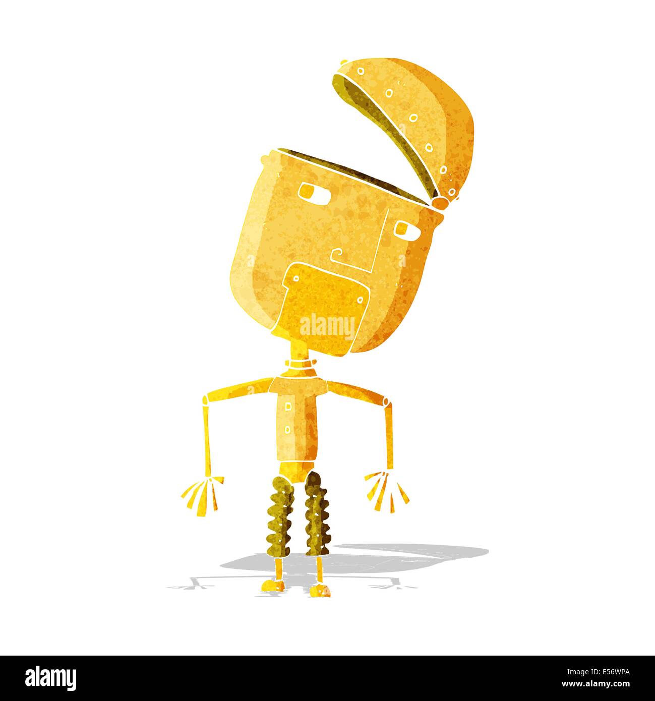 cartoon funny robot Stock Vector Image & Art - Alamy