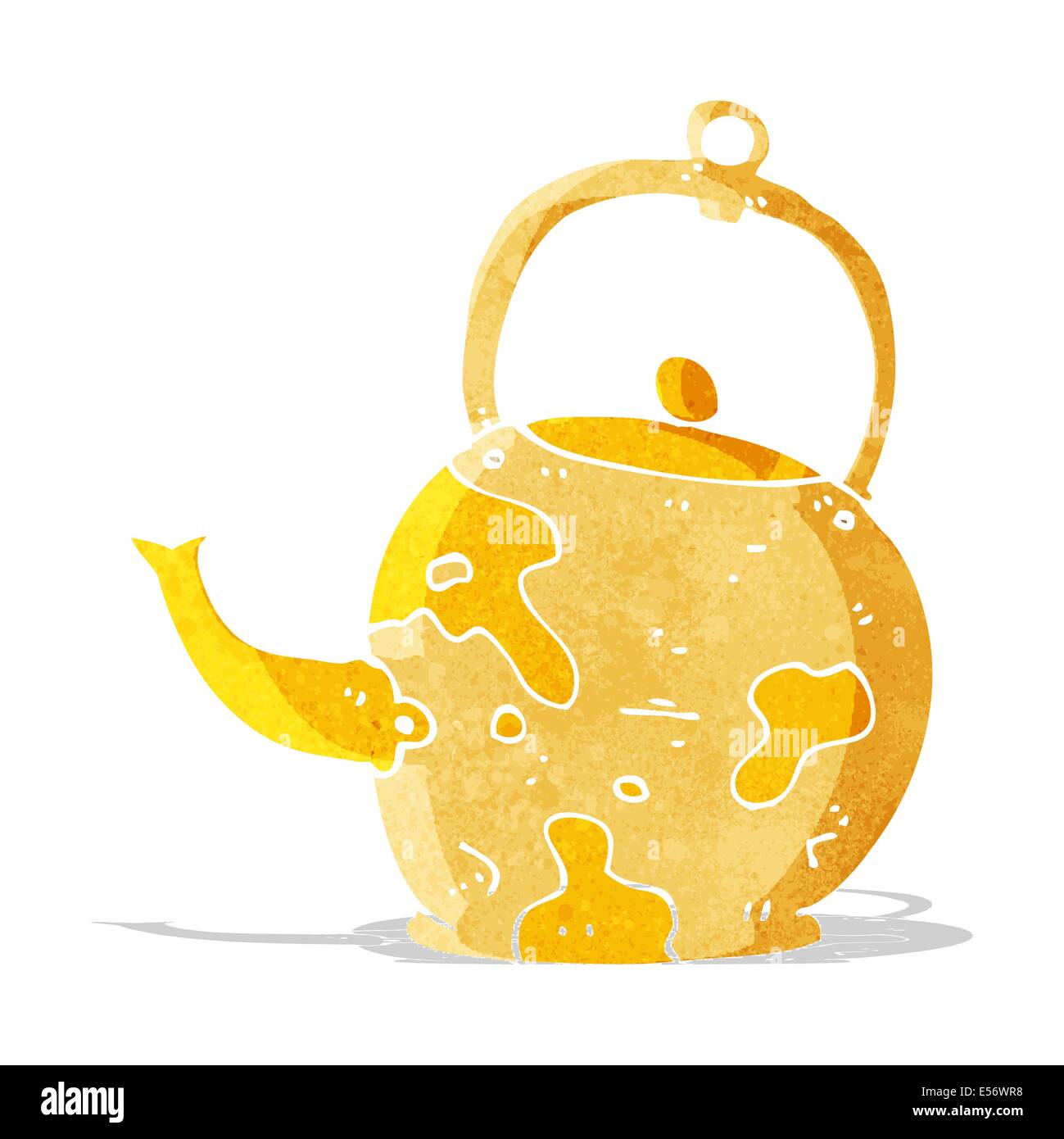 cartoon old tea pot Stock Vector Image & Art - Alamy