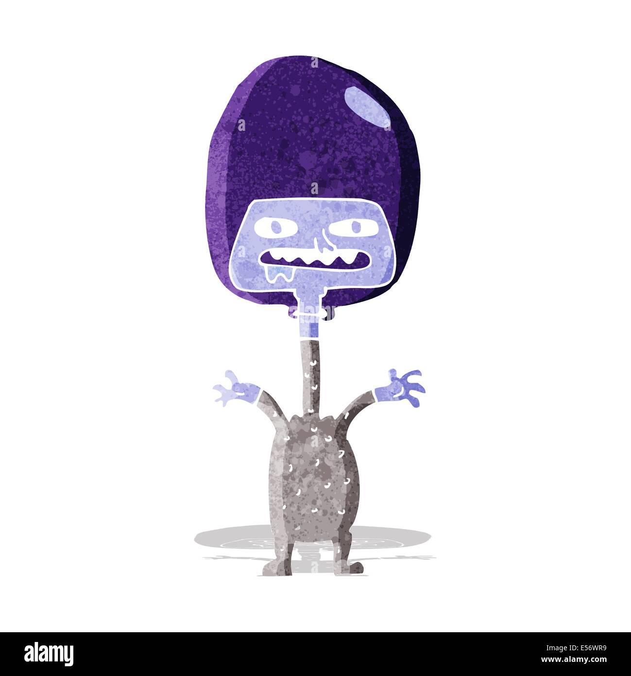 cartoon space alien Stock Vector Image & Art - Alamy