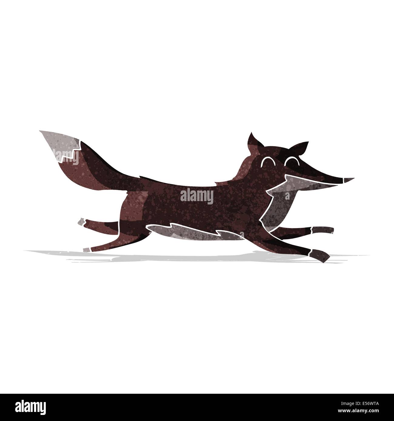 cartoon running wolf Stock Vector Image & Art - Alamy