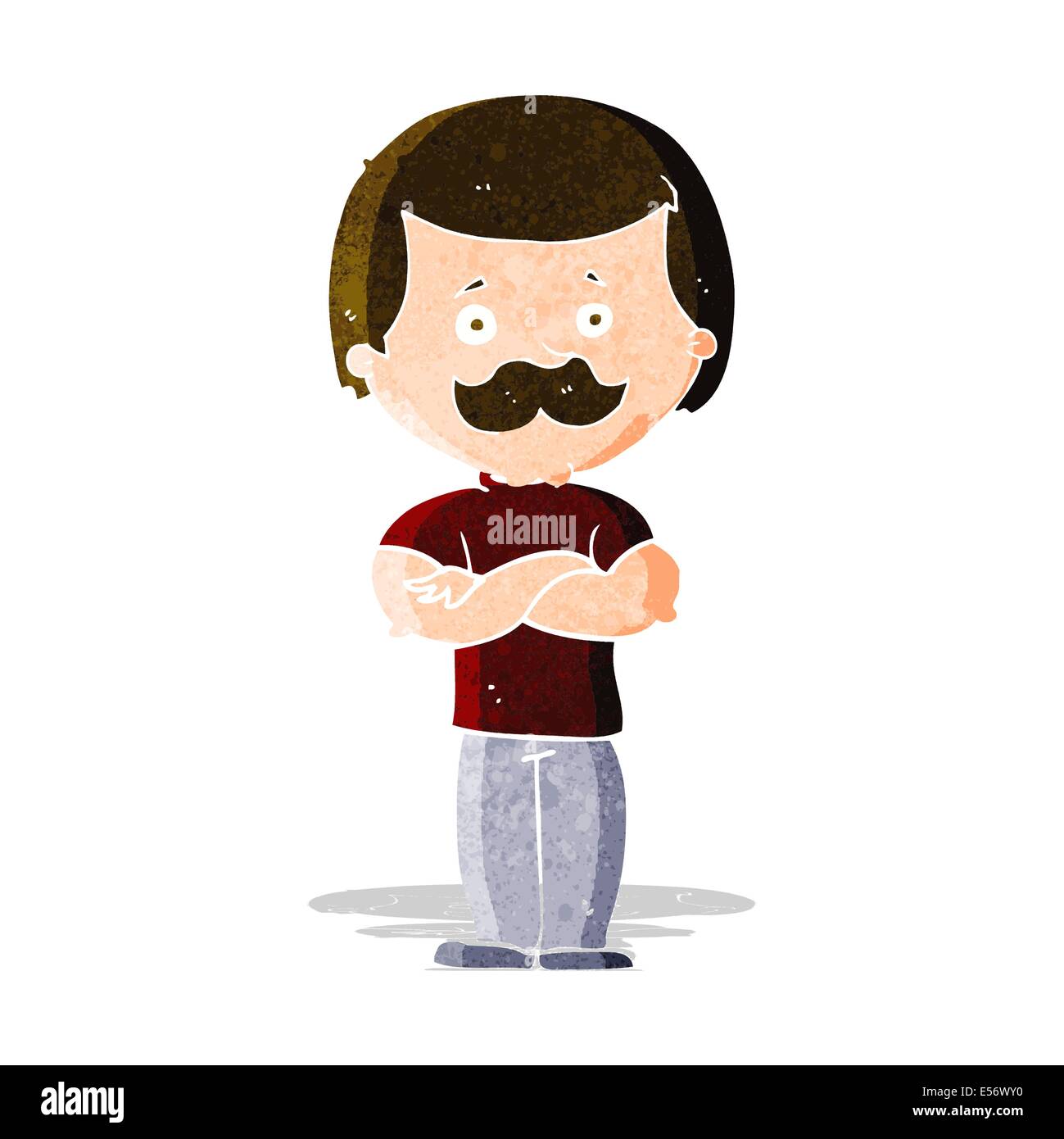 Manly cartoon Cut Out Stock Images & Pictures - Alamy