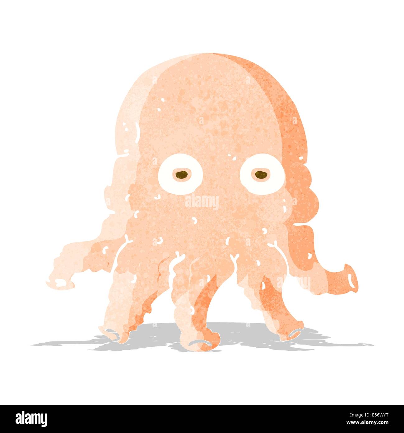 cartoon alien squid face Stock Vector Image & Art - Alamy