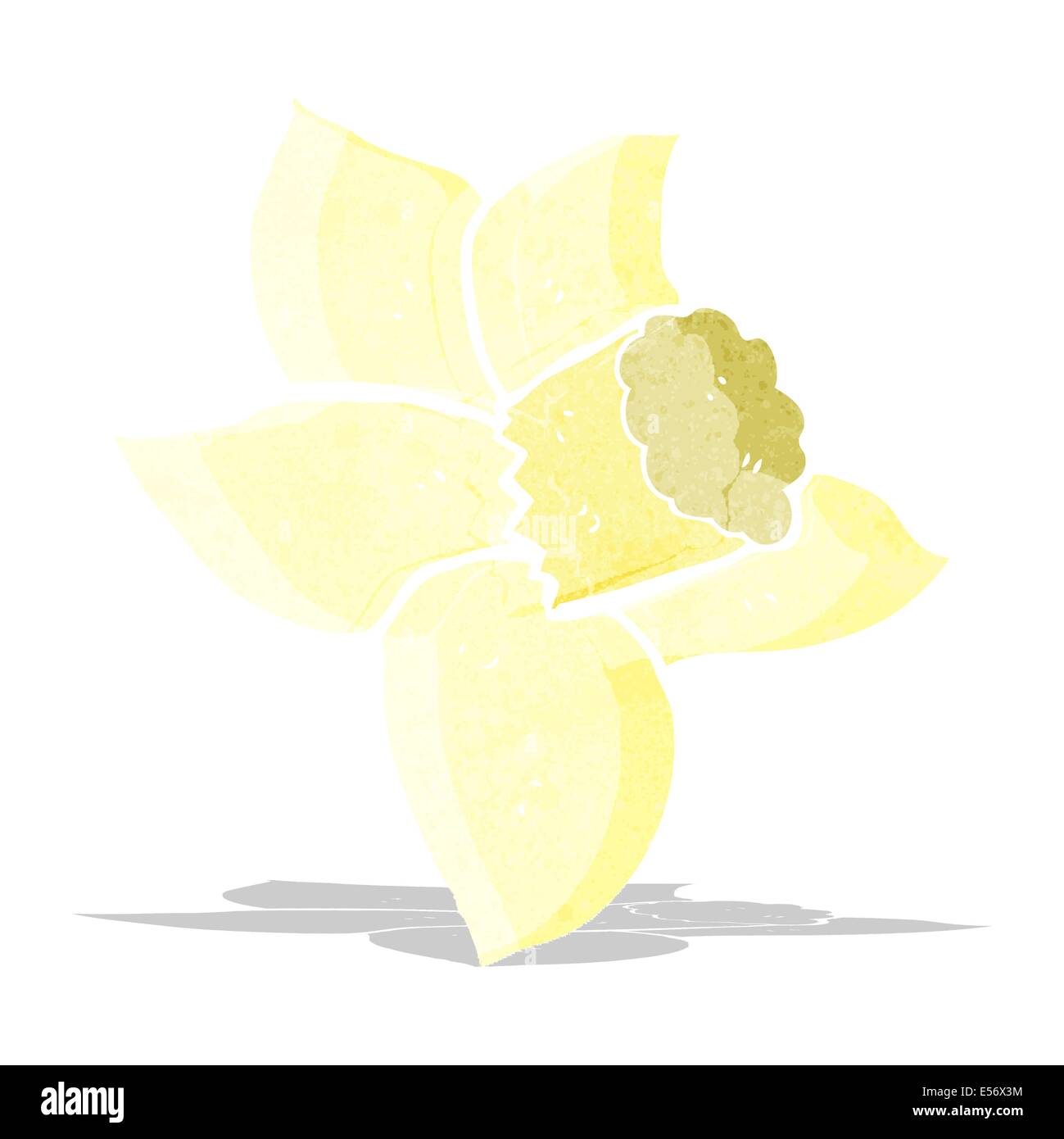 Cartoon daffodil Cut Out Stock Images & Pictures - Alamy