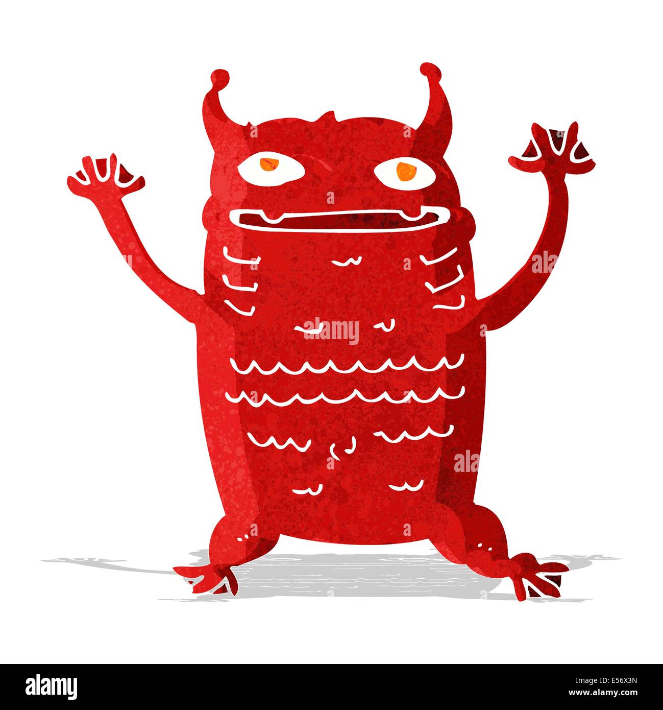 cartoon little monster Stock Vector Image & Art - Alamy