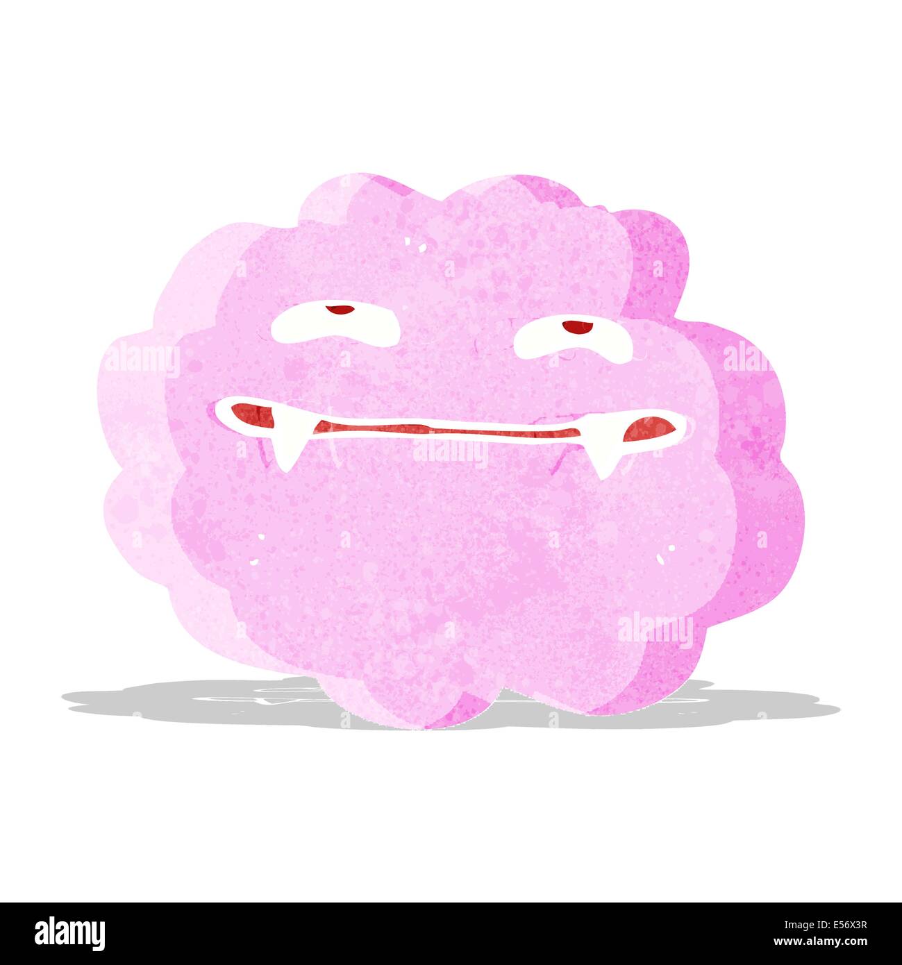 cartoon pink fluffy vampire cloud Stock Vector Image & Art - Alamy