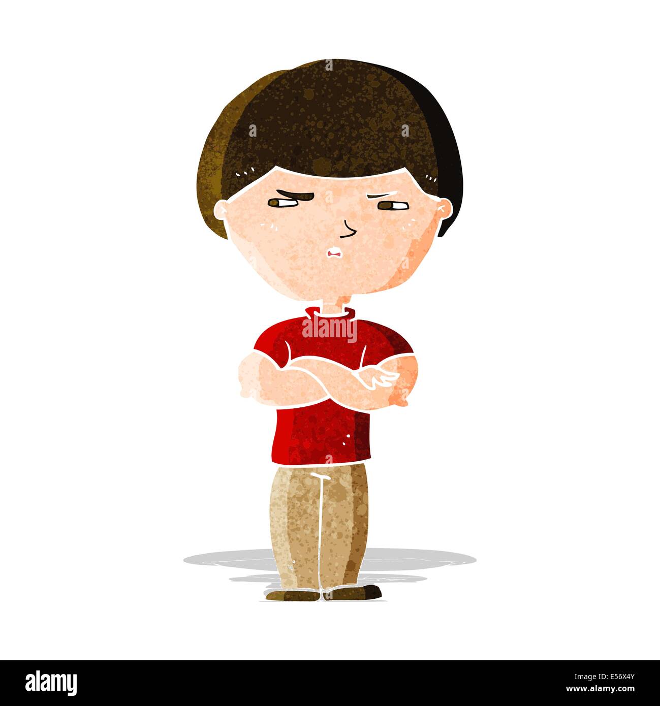 cartoon grumpy man Stock Vector Image & Art - Alamy