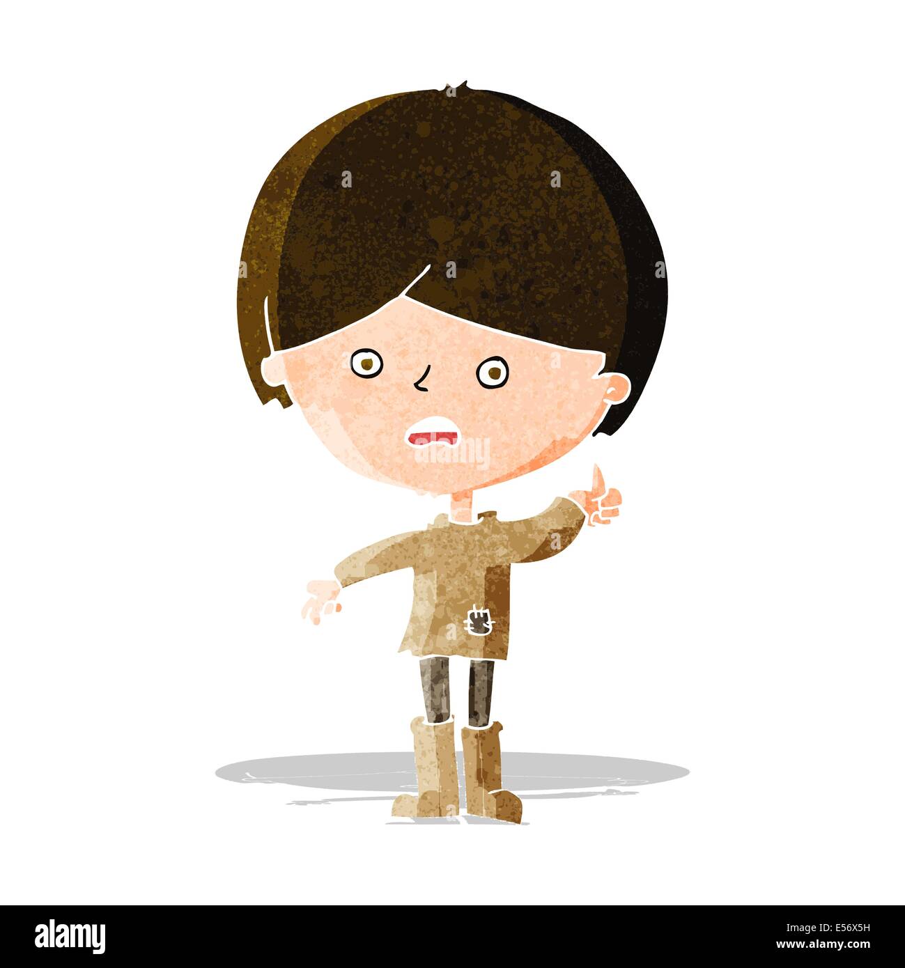 cartoon unhappy boy Stock Vector Image & Art - Alamy
