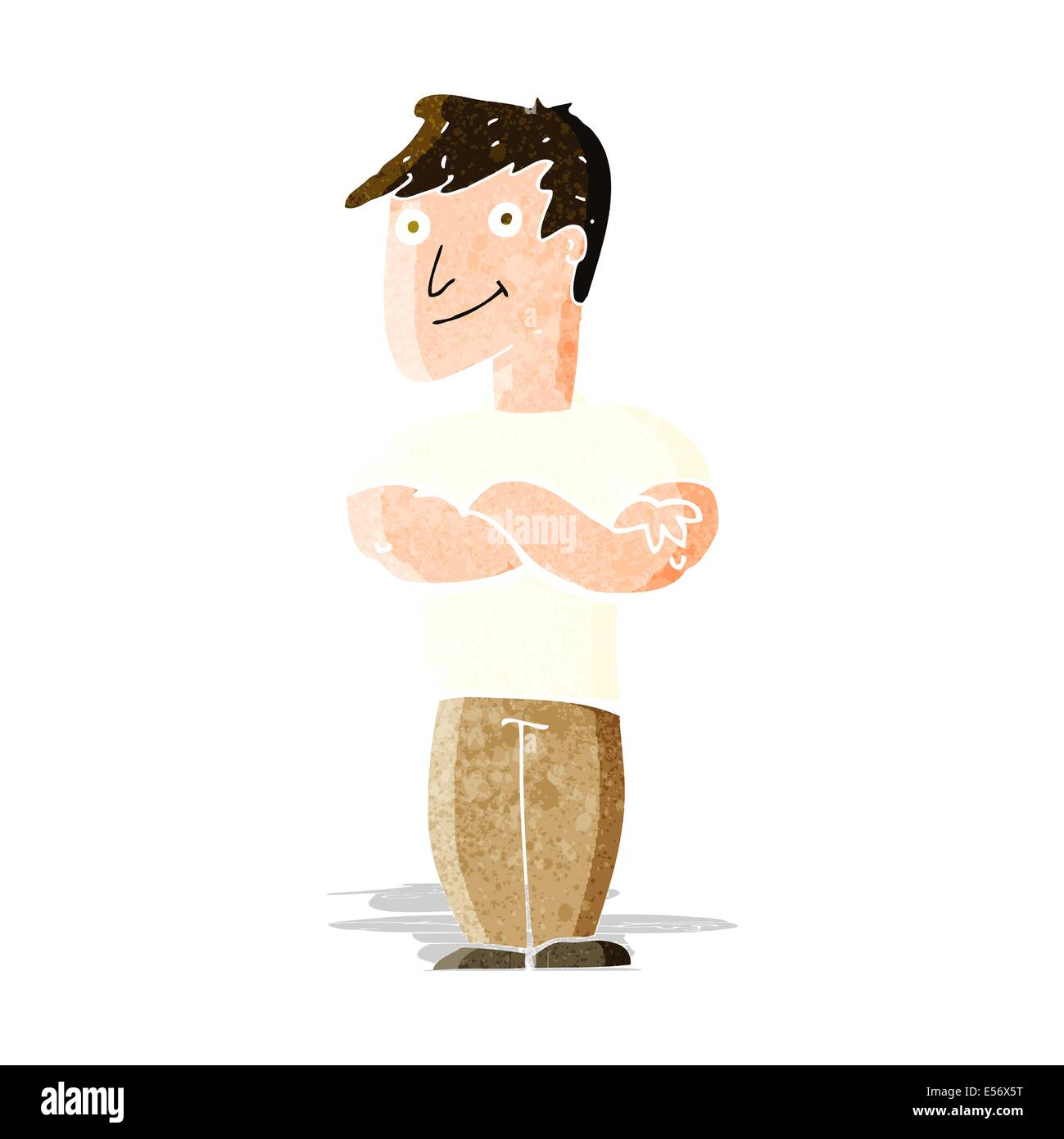 cartoon muscular man Stock Vector Image & Art - Alamy