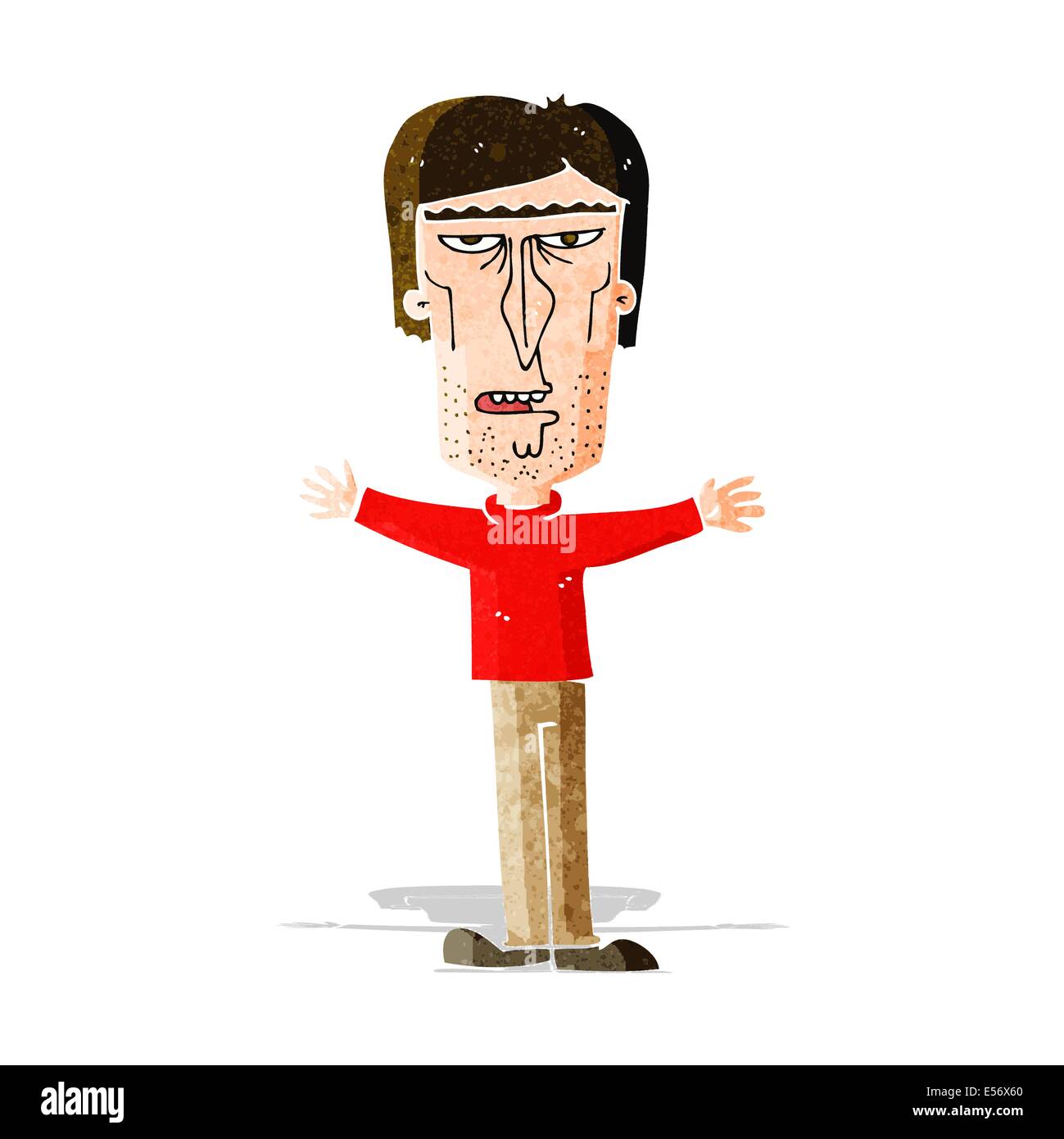 cartoon angry man Stock Vector Image & Art - Alamy