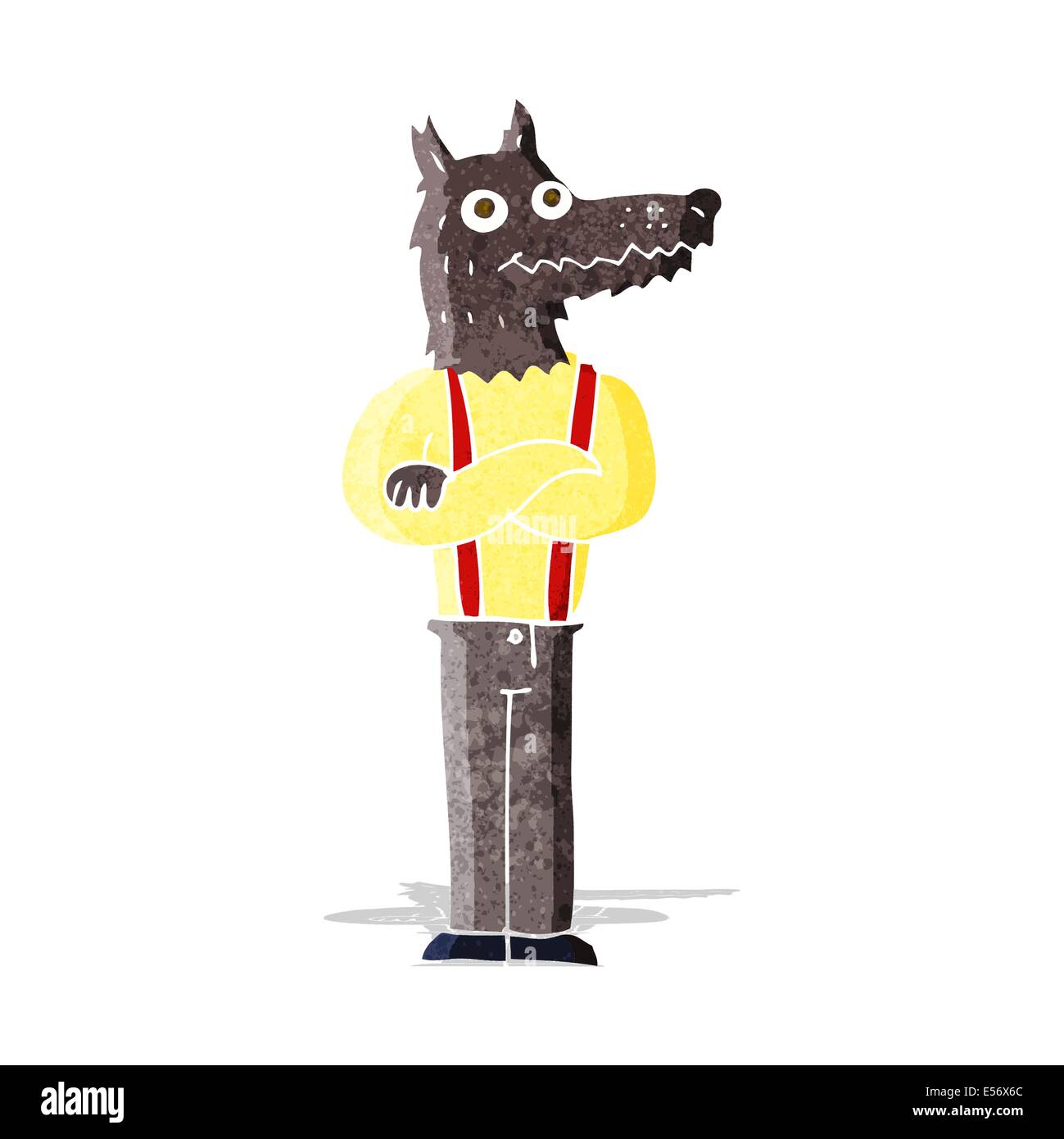 cartoon funny werewolf Stock Vector Image & Art - Alamy