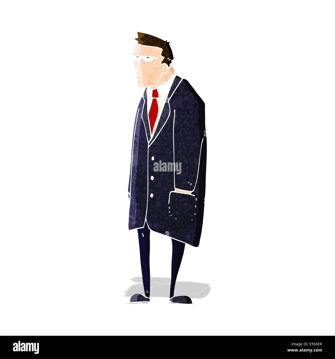 cartoon bad tempered man Stock Vector Image & Art - Alamy
