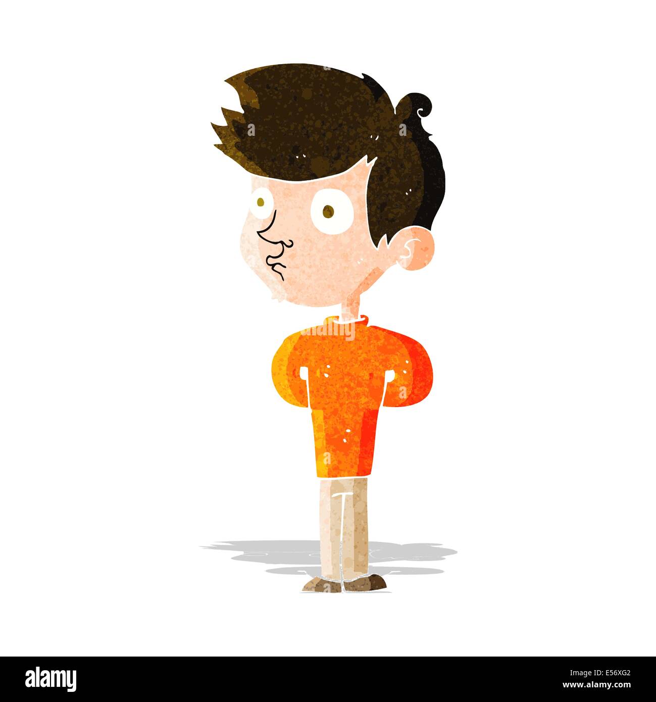 Cartoon boy staring Stock Vector Images - Alamy