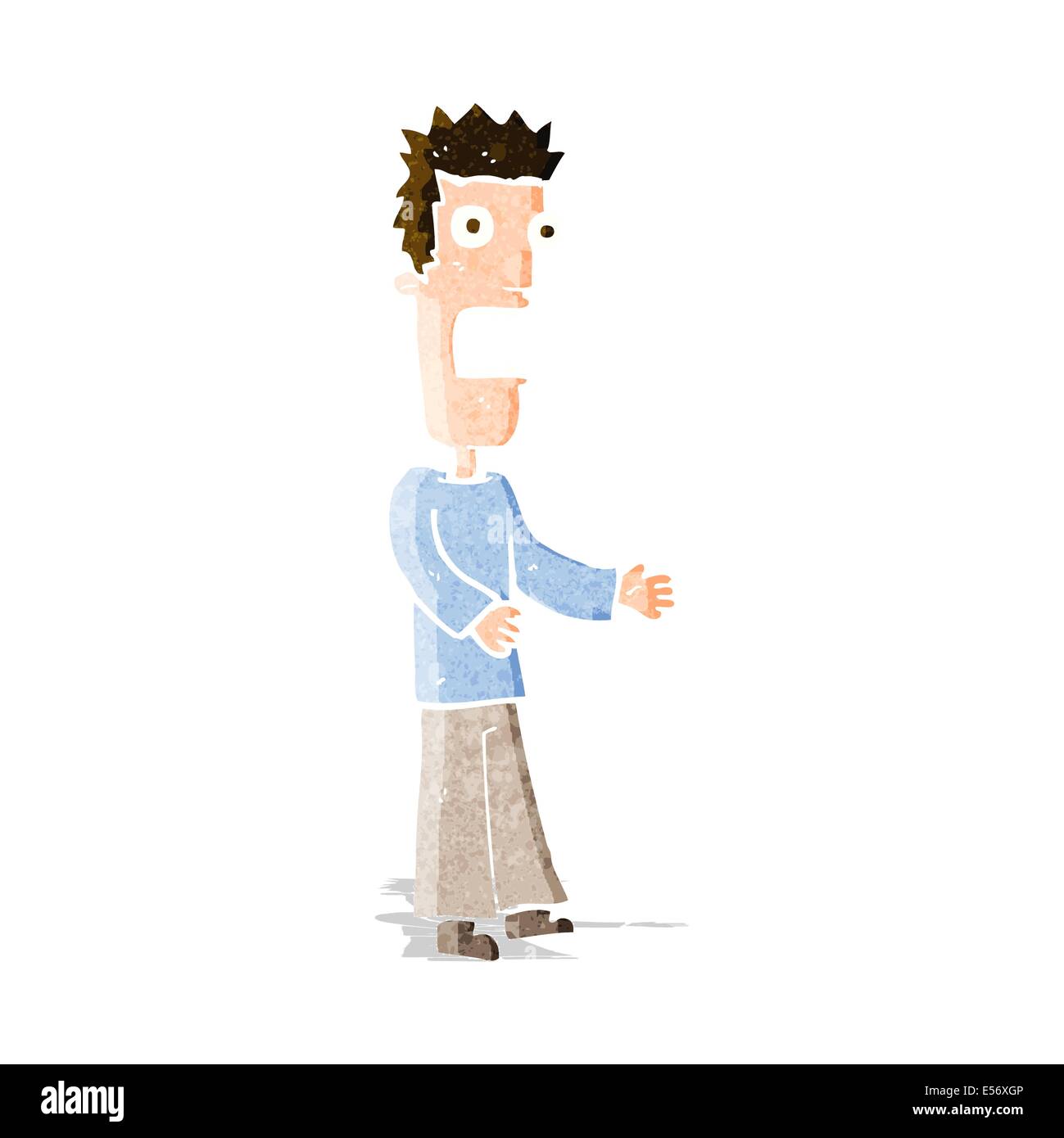 cartoon man freaking out Stock Vector Image & Art - Alamy