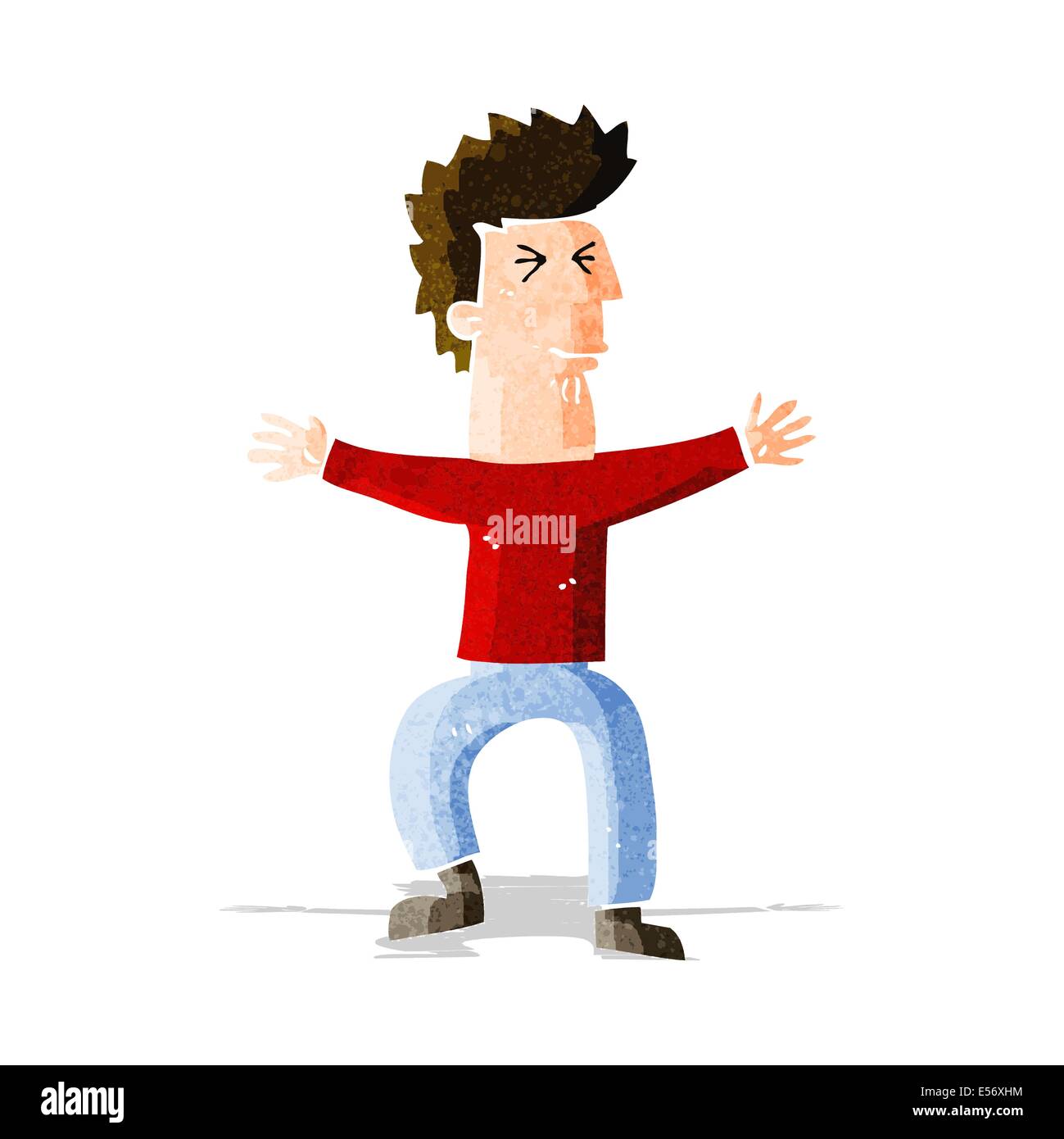 cartoon stressed out man Stock Vector Image & Art - Alamy