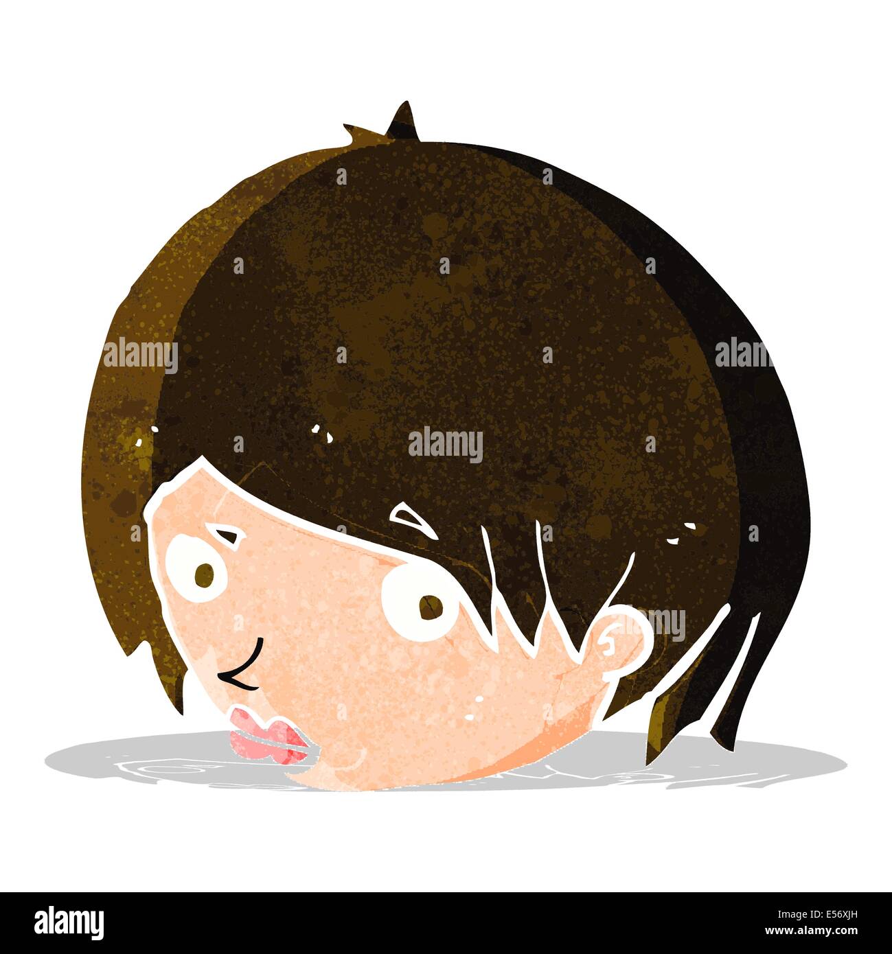 cartoon female face with raised eyebrow Stock Vector Image & Art - Alamy