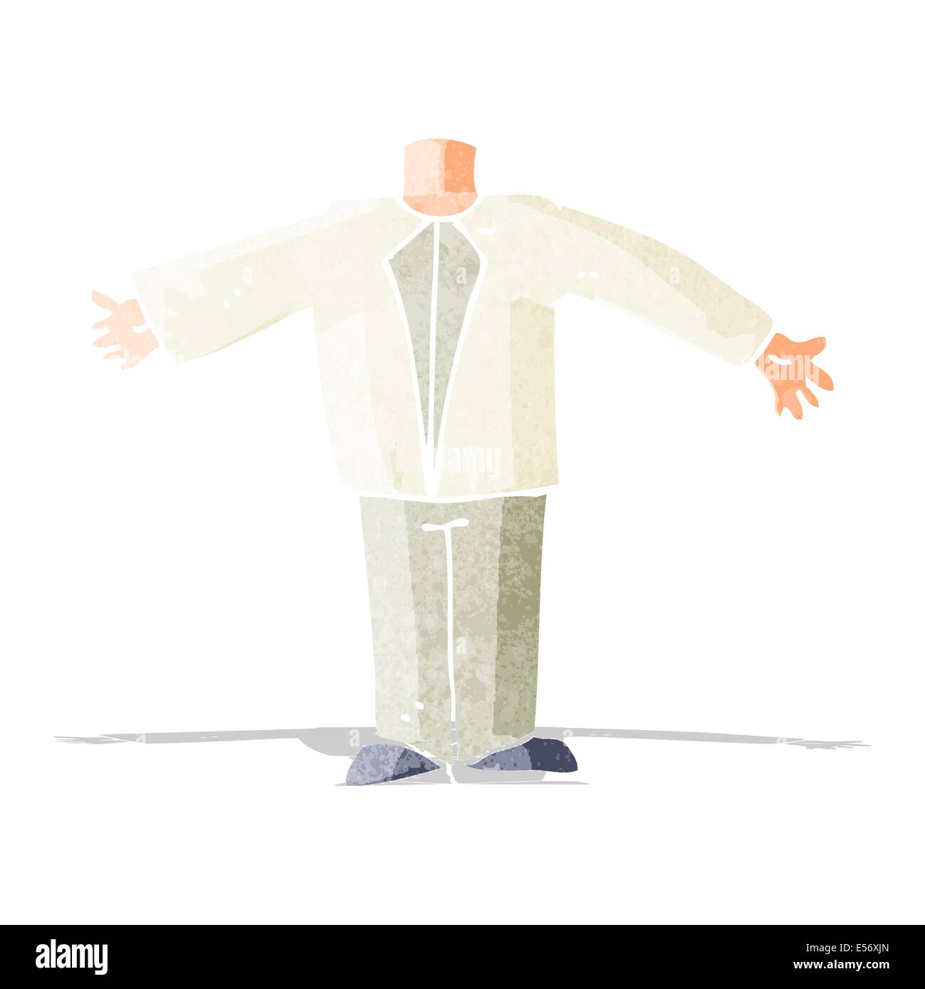 cartoon body in suit (mix and match cartoons or add own photos Stock ...