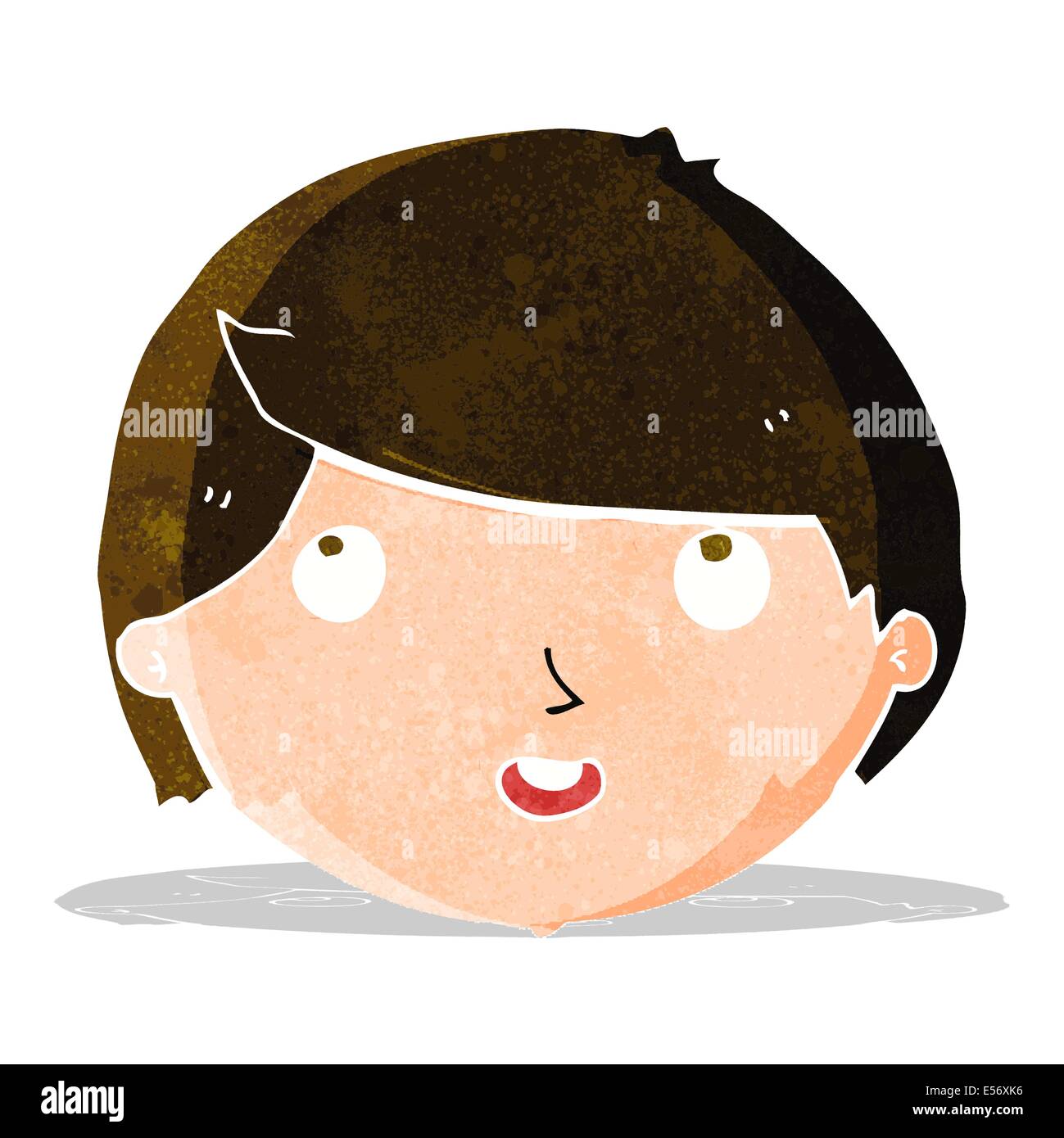 cartoon happy face Stock Vector Image & Art - Alamy