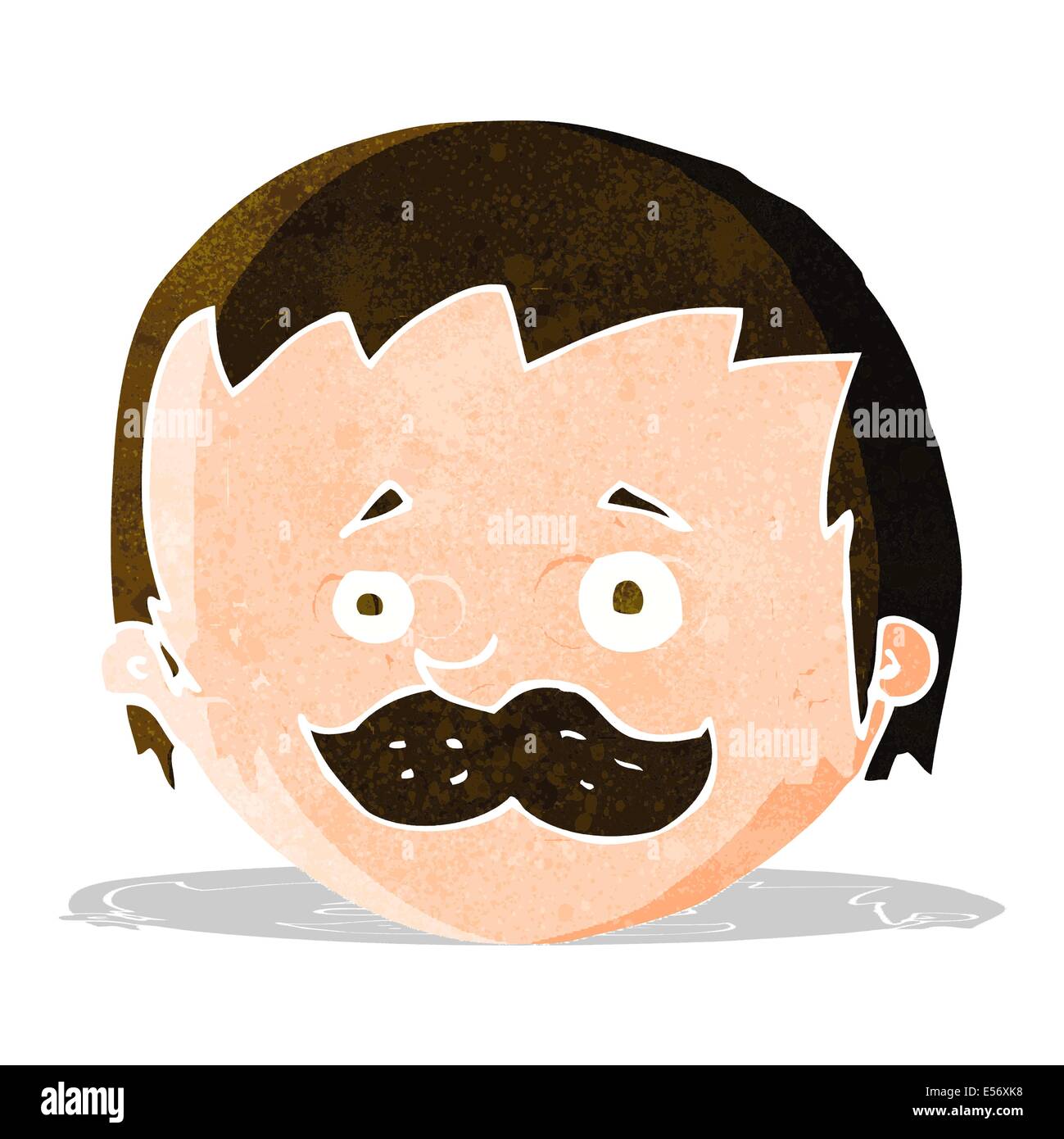 cartoon man with mustache Stock Vector Image & Art - Alamy