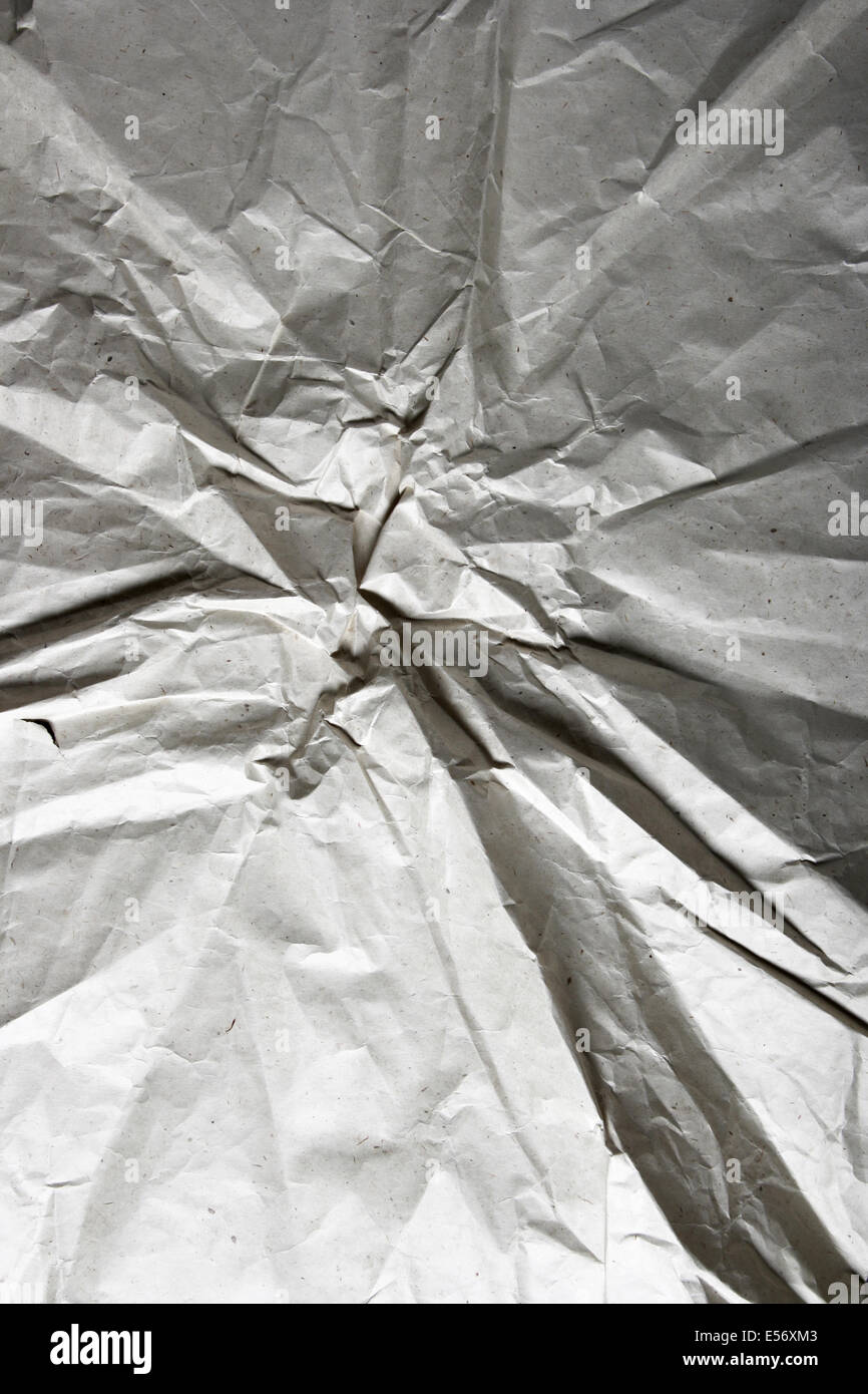 Crumpled paper, may be used as background Stock Photo - Alamy