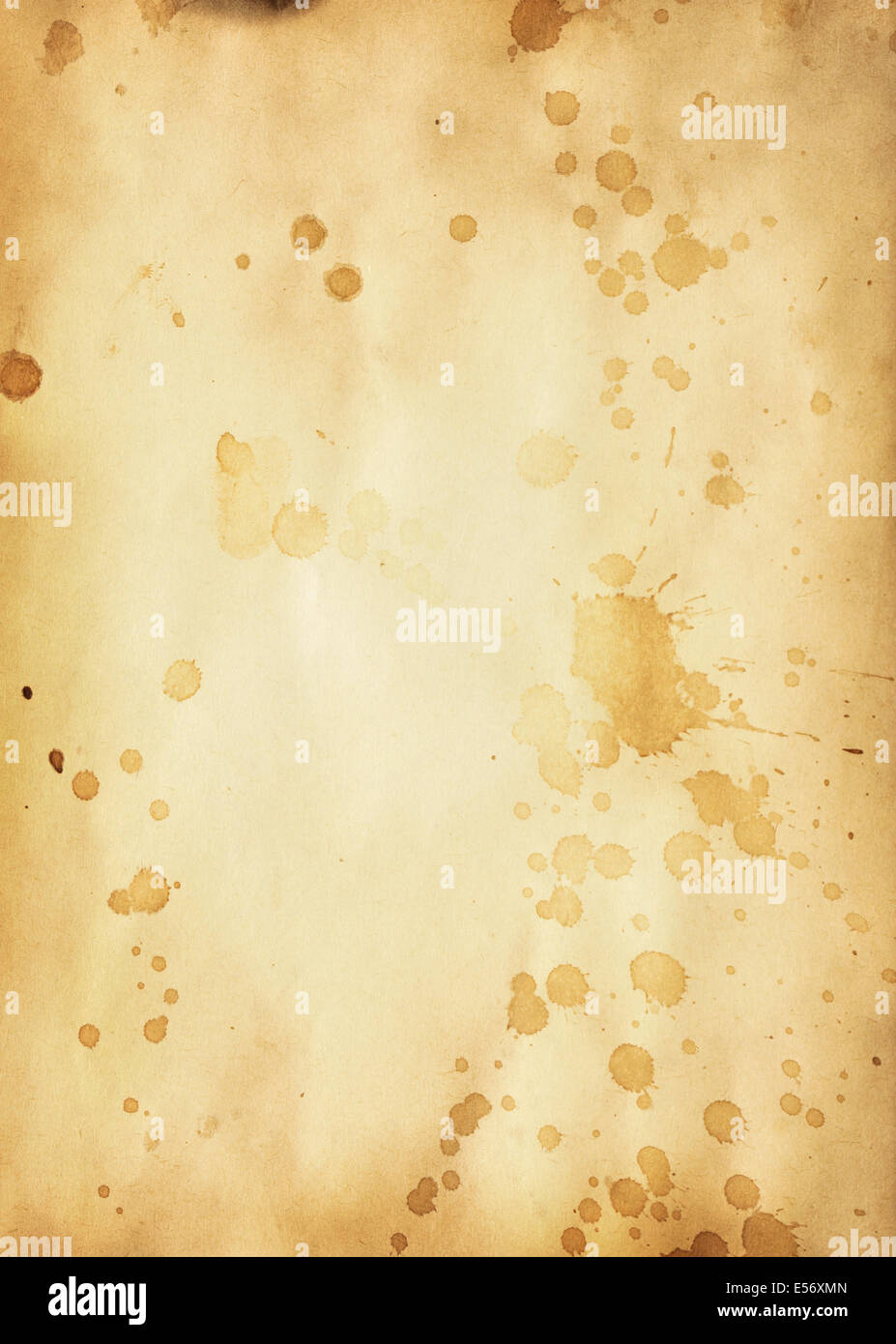 Old paper with stains, may be used as background Stock Photo - Alamy