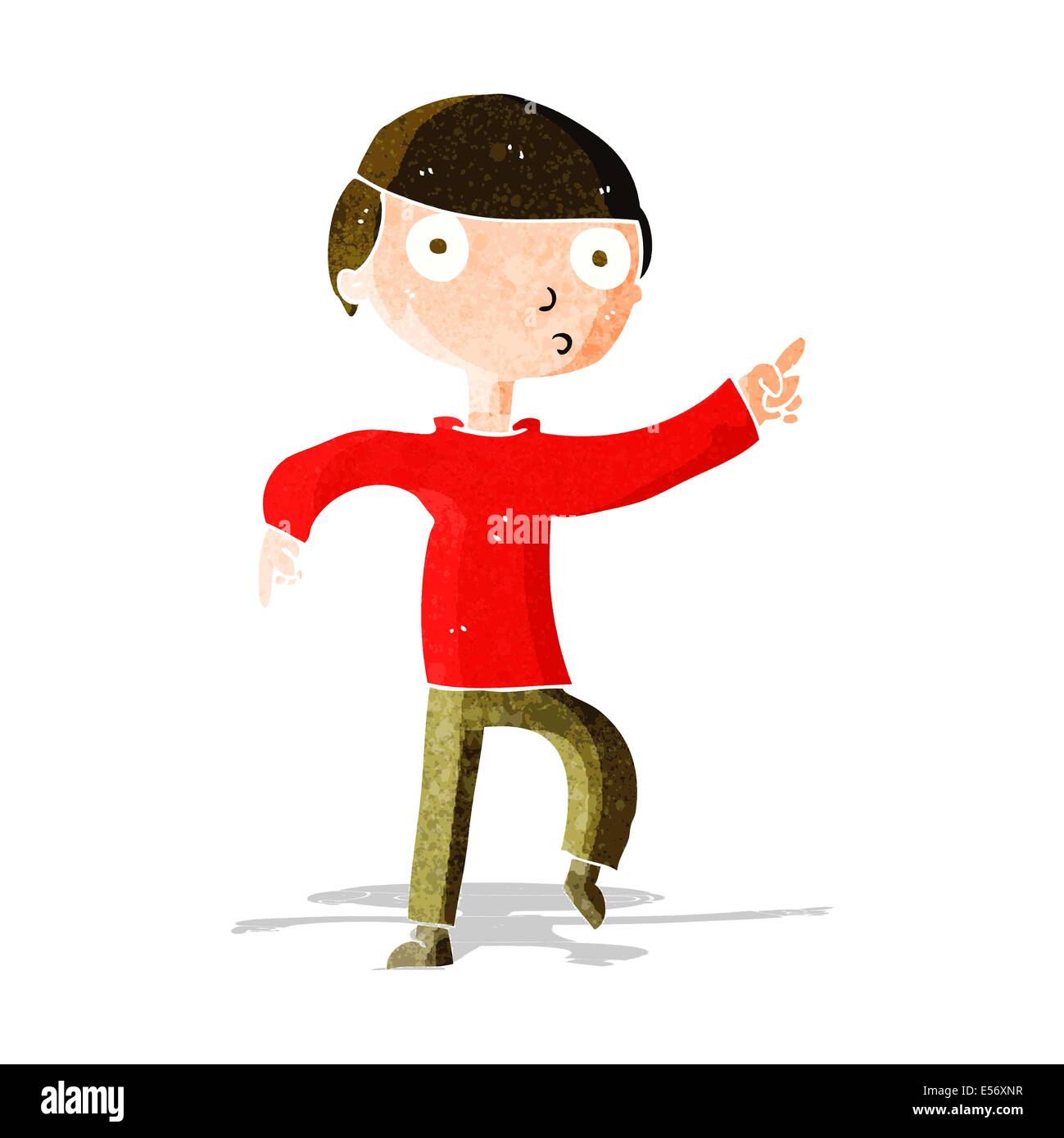 cartoon boy pointing Stock Vector Image & Art - Alamy