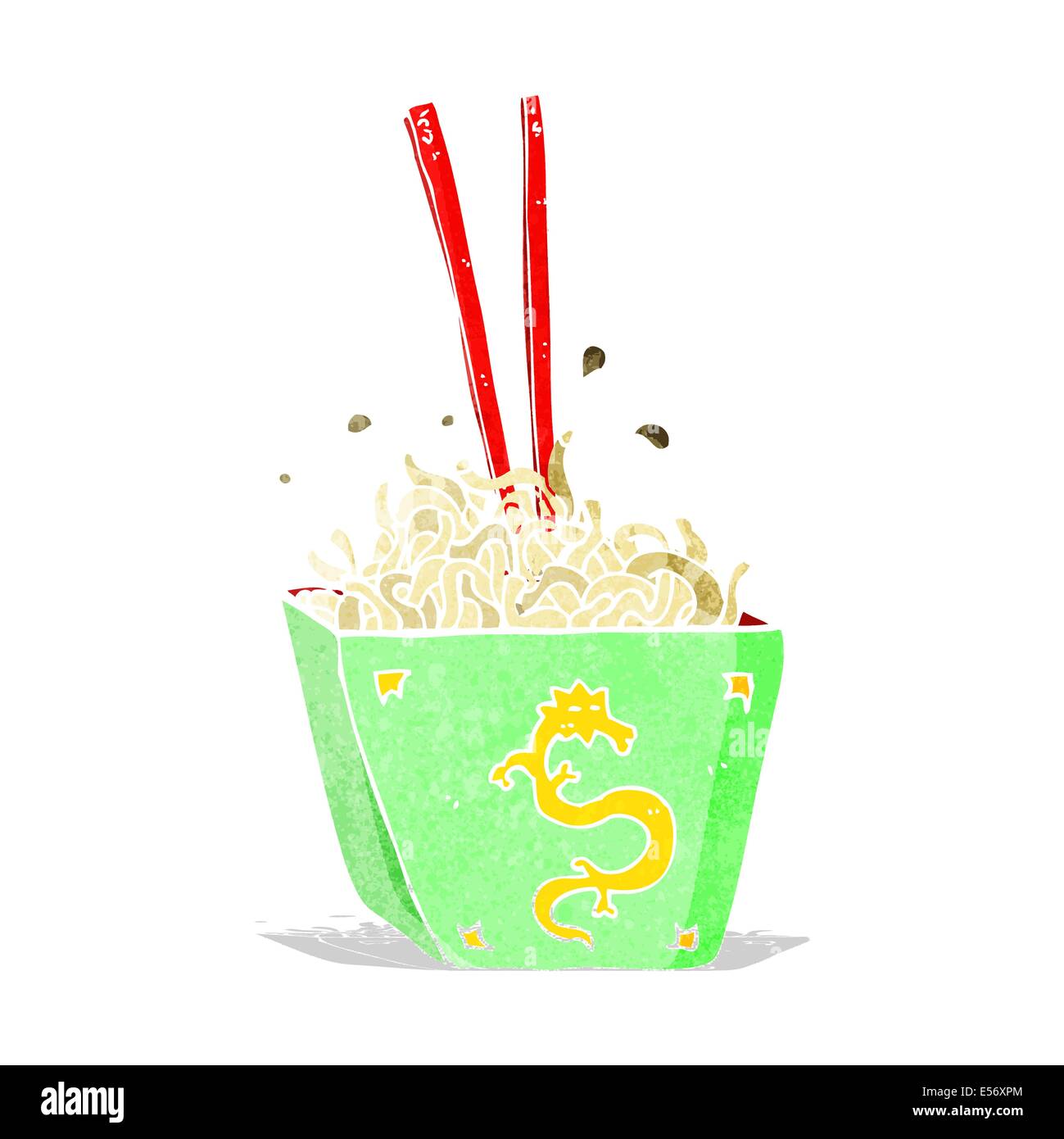 Cartoon noodles in box hi-res stock photography and images - Alamy