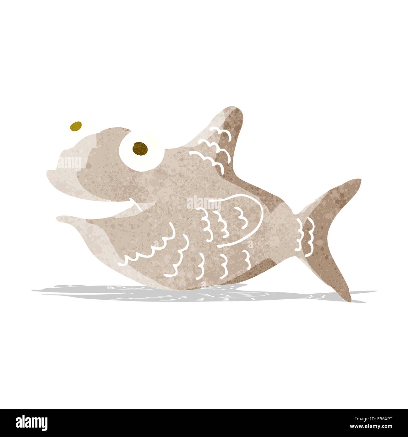 cartoon happy fish Stock Vector Image & Art - Alamy