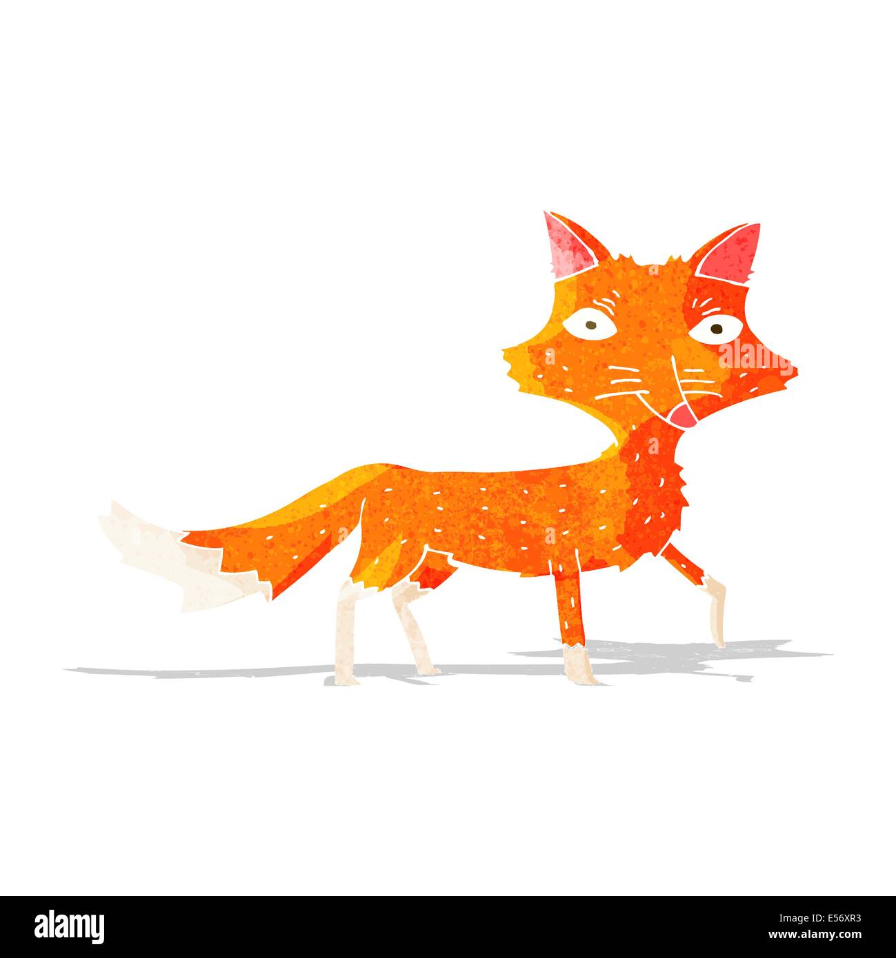 cartoon little fox Stock Vector Image & Art - Alamy
