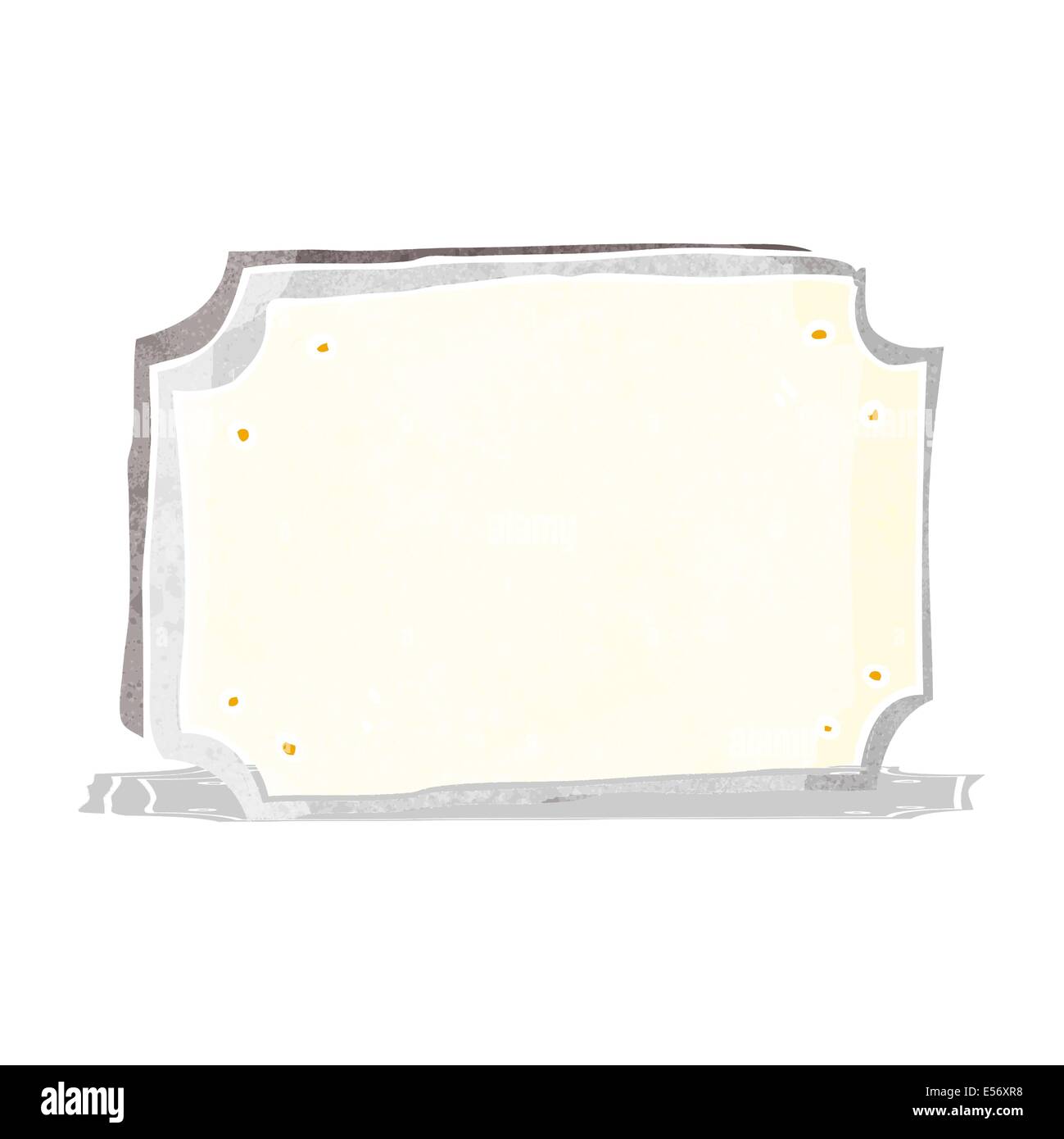 Brass plaque sign Stock Vector Images - Alamy